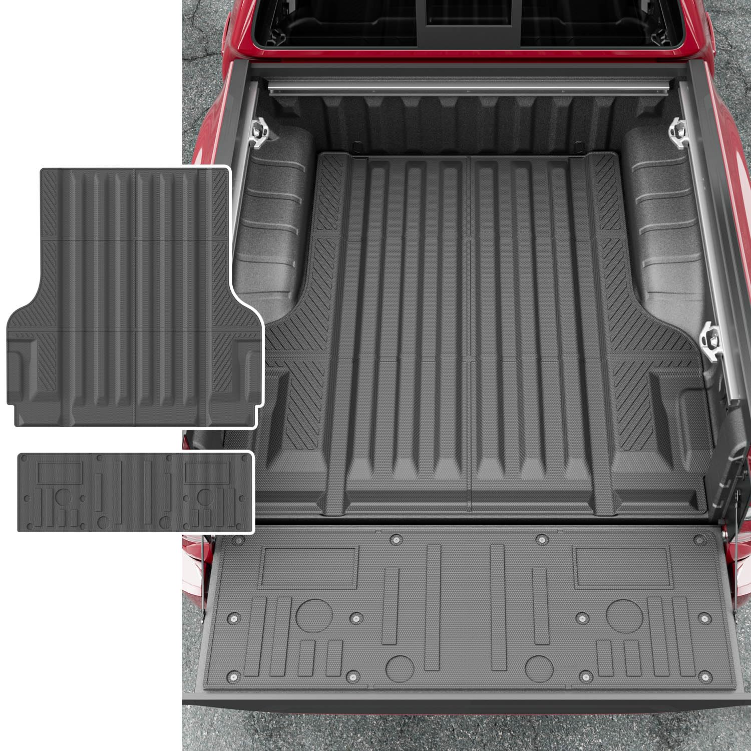 Amazon.com: xipoqix Truck Mat Tailgate Mat Compatible with 2022-2025 ...