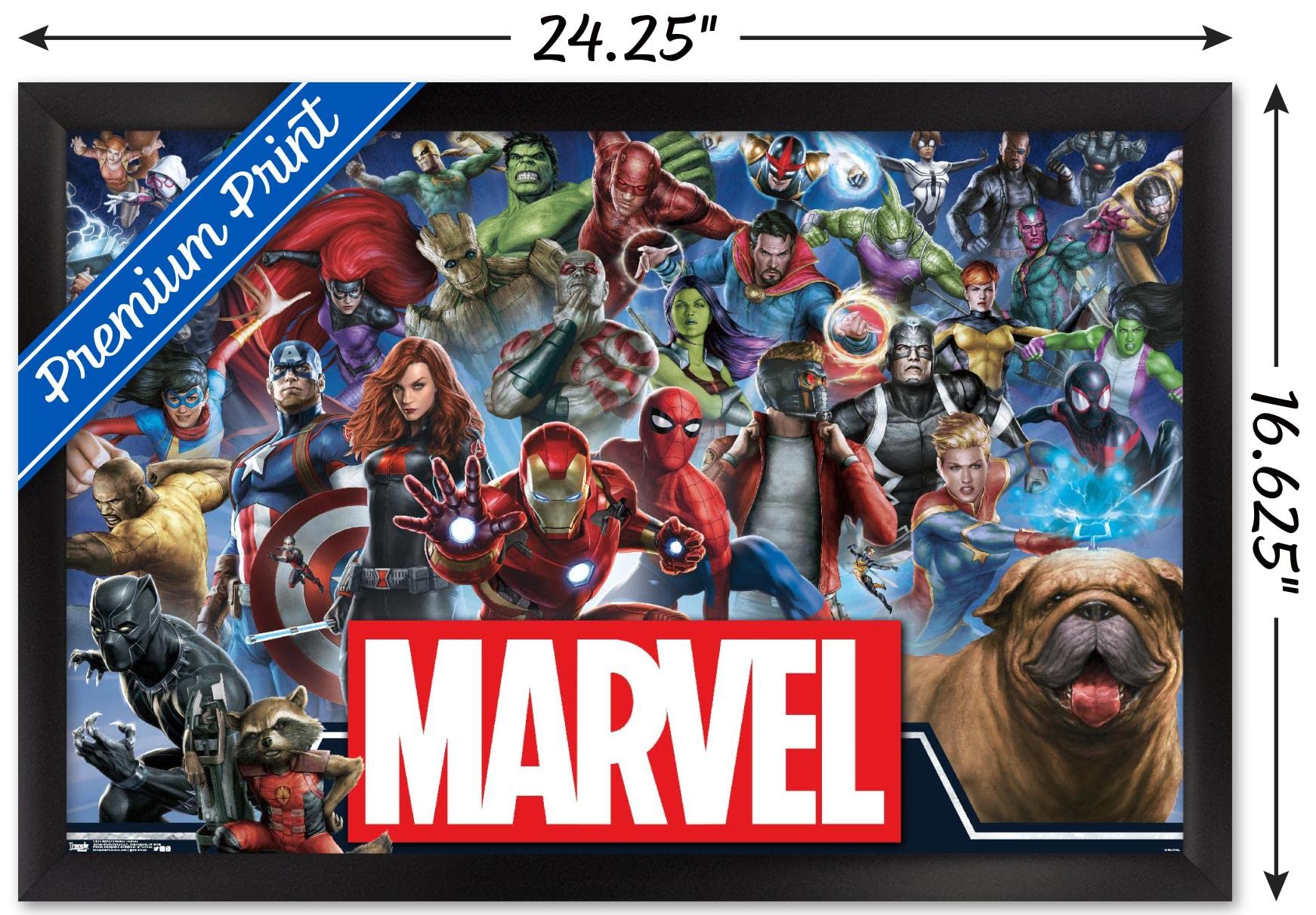 Framed Marvel Posters