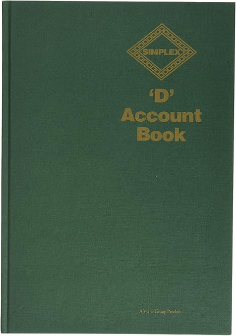 Simplex Account Book A4 56 Pages 28 Sheets - Color: Green : Amazon.co ...