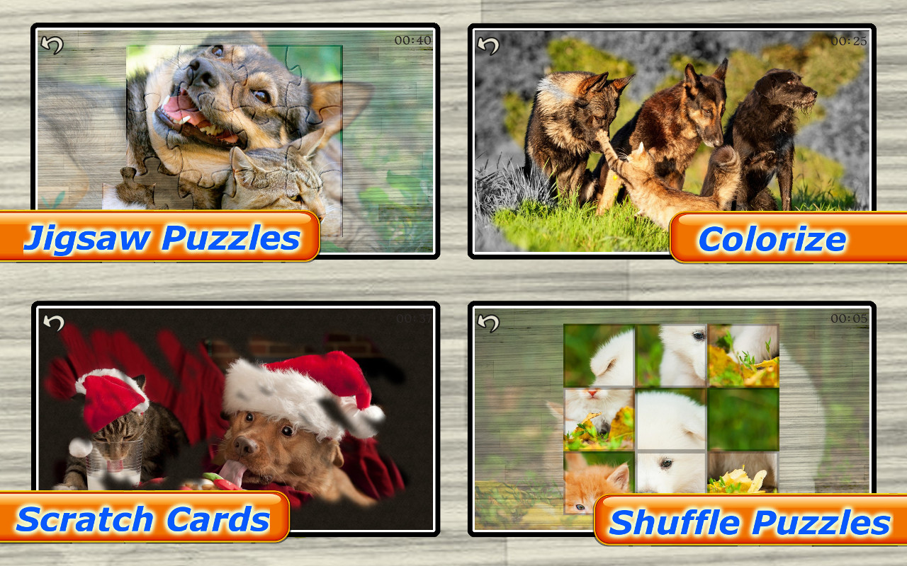 Cute Pets - Real Dogs and Cats Picture Puzzle Games for kids - App on ...