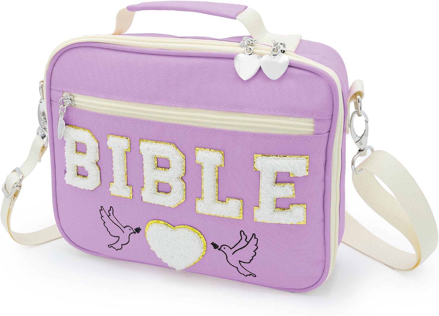 Amazon.com: Chenille Letter Bible Case for Girls - Large Study and ...