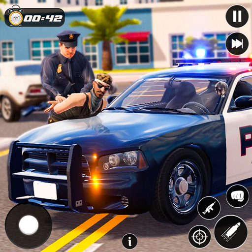 Real Police Car Simulator Cop Police Chase Open World Games: Urban City ...