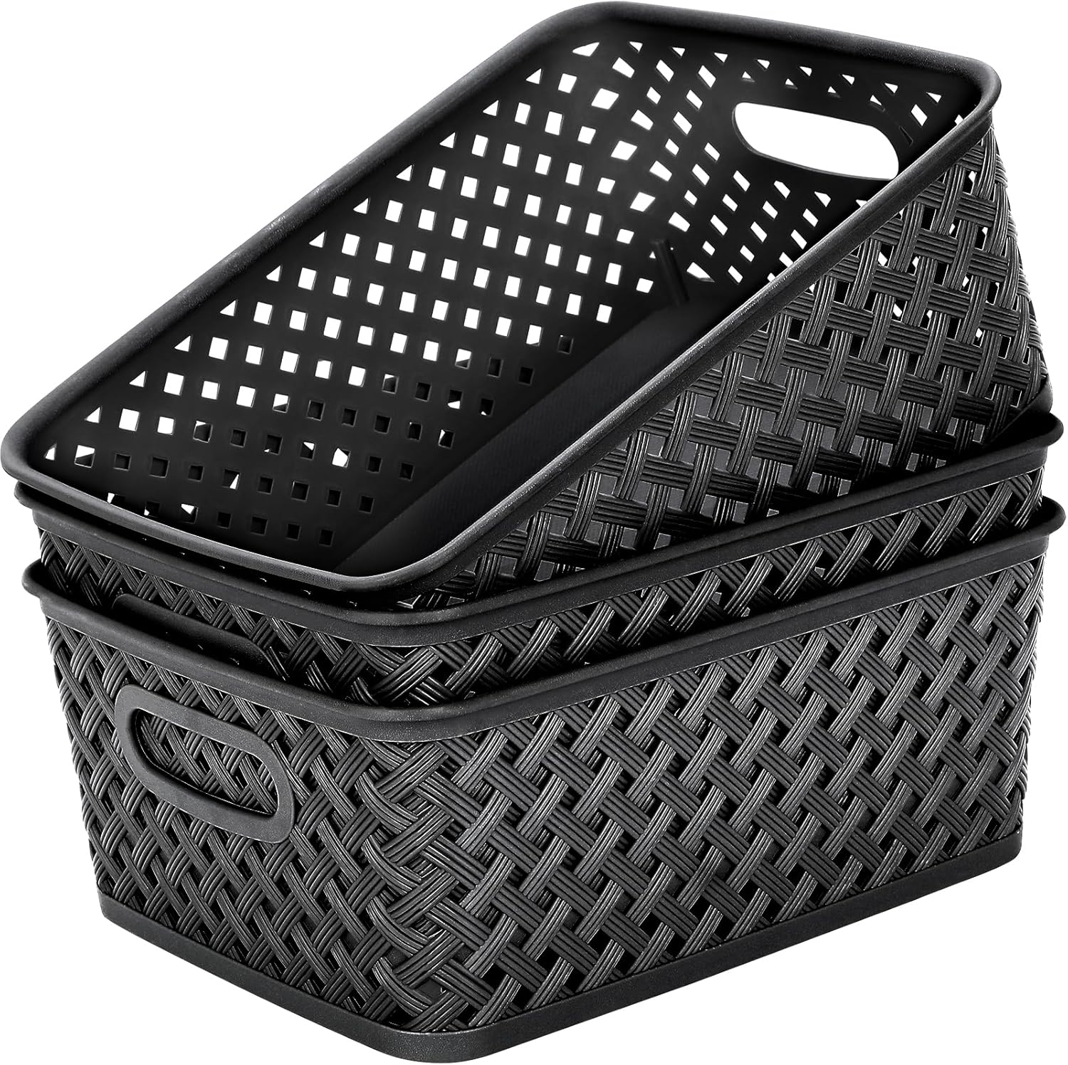 Amazon.com - MaxGear Organization and Storage 3 Packs, Plastic Storage ...