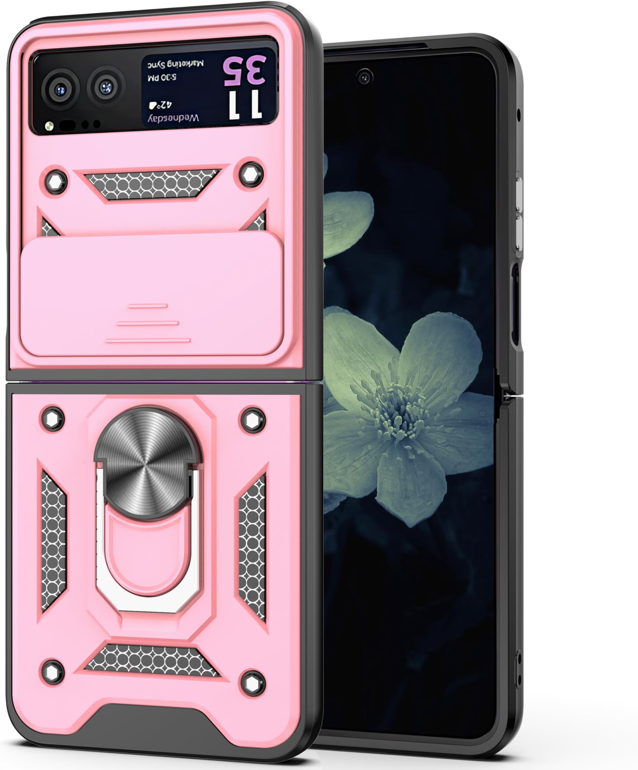 Amazon.com: for Motorola Razr 2023 Case with Slide Camera Cover, 360 ...