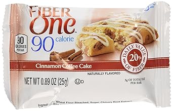 Amazon.com: Fiber One 90 Calorie Bar Cinnamon Coffee Cake 6 count-5 ...