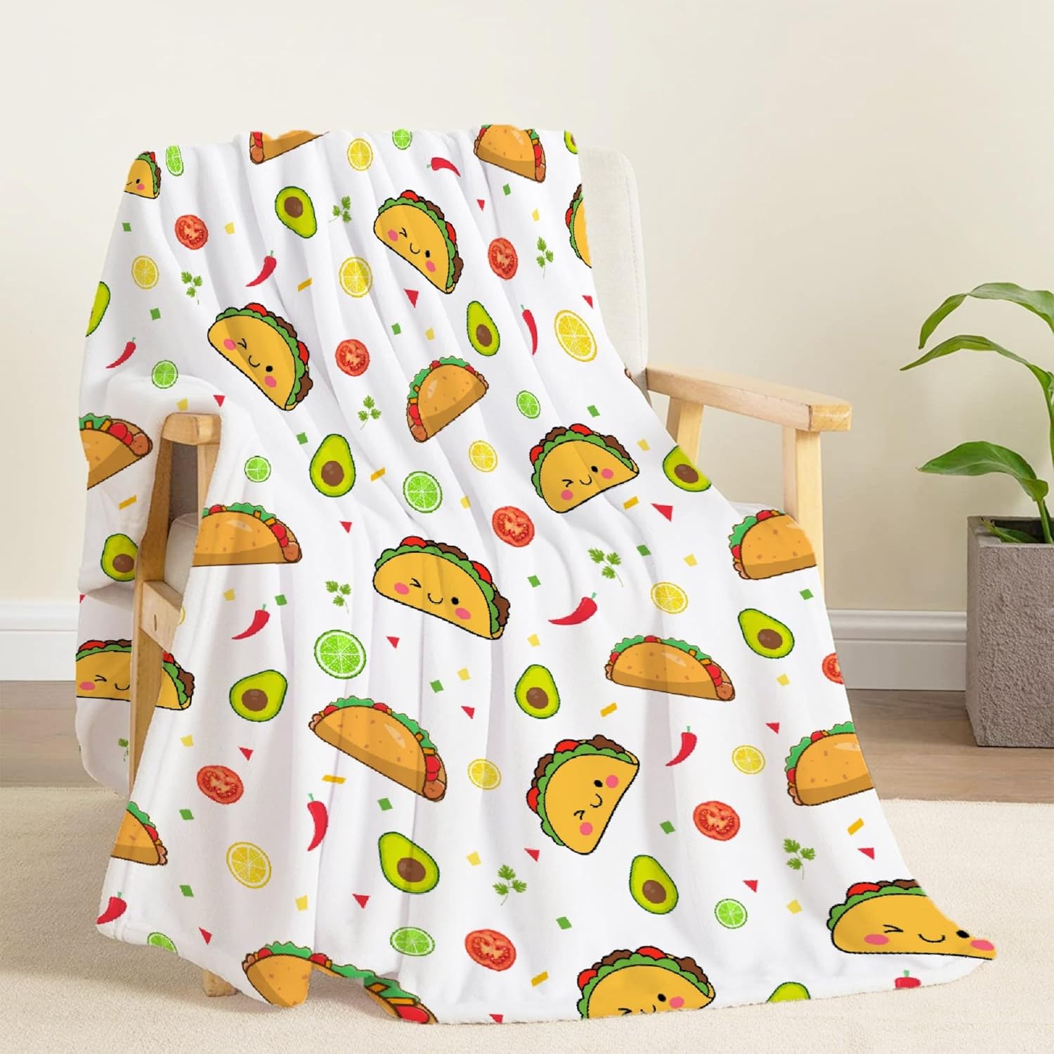 Amazon.com: Taco Avocado Blanket-Taco Blanket for Boys, Girls Taco Gift ...