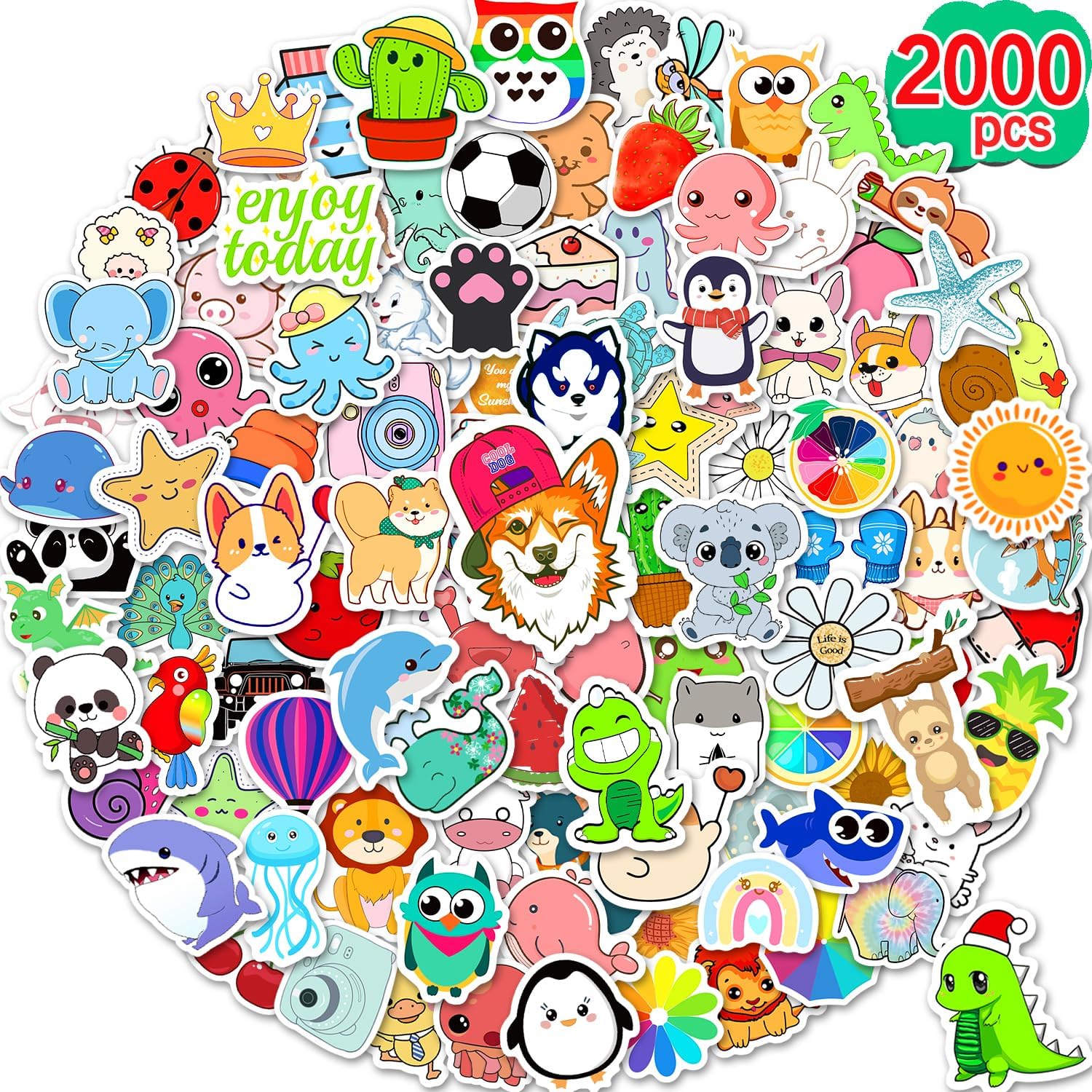 Amazon.com: 60 Pcs Cute Stickers for Kids, Hello Kitty Stickers Kuromi ...