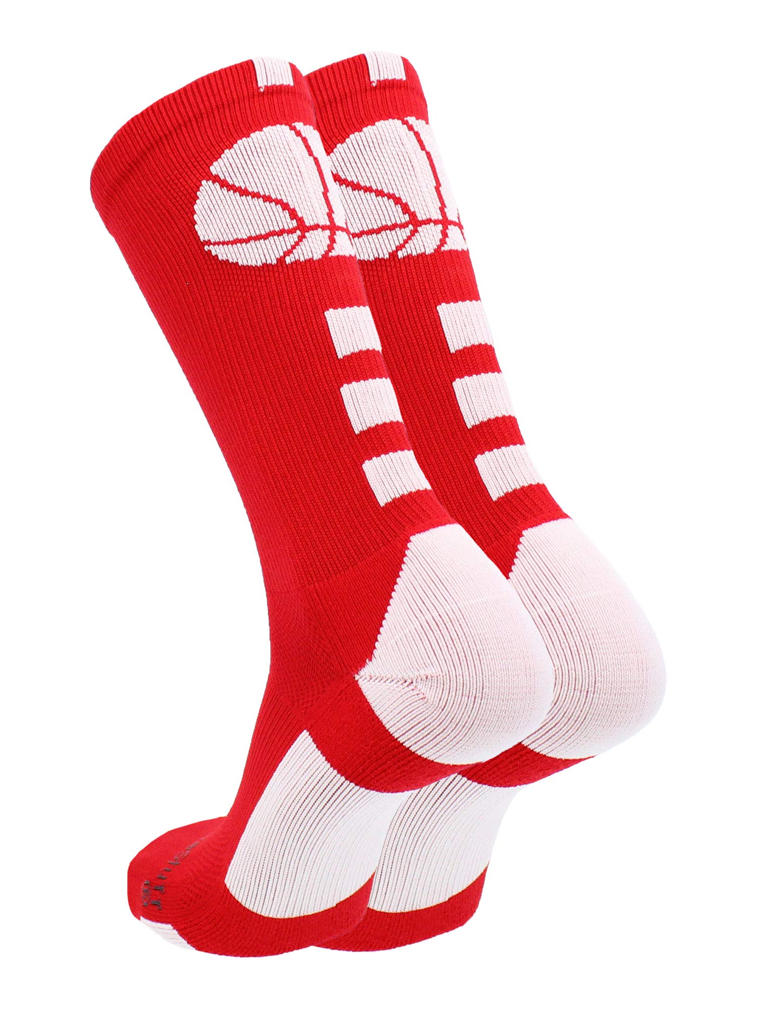 Snapklik.com : MadSportsStuff Basketball Logo Athletic Crew Socks