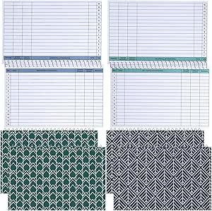 Amazon.com : 4 Pack Check Register Book Spiral Bound Checking Account ...