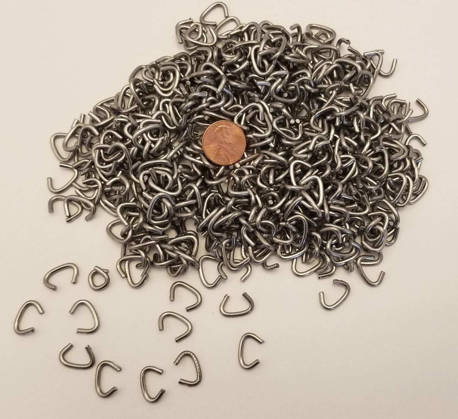 Amazon.com: 3/8 Stainless Steel Hog Rings for Crab pots, Cages, Traps ...