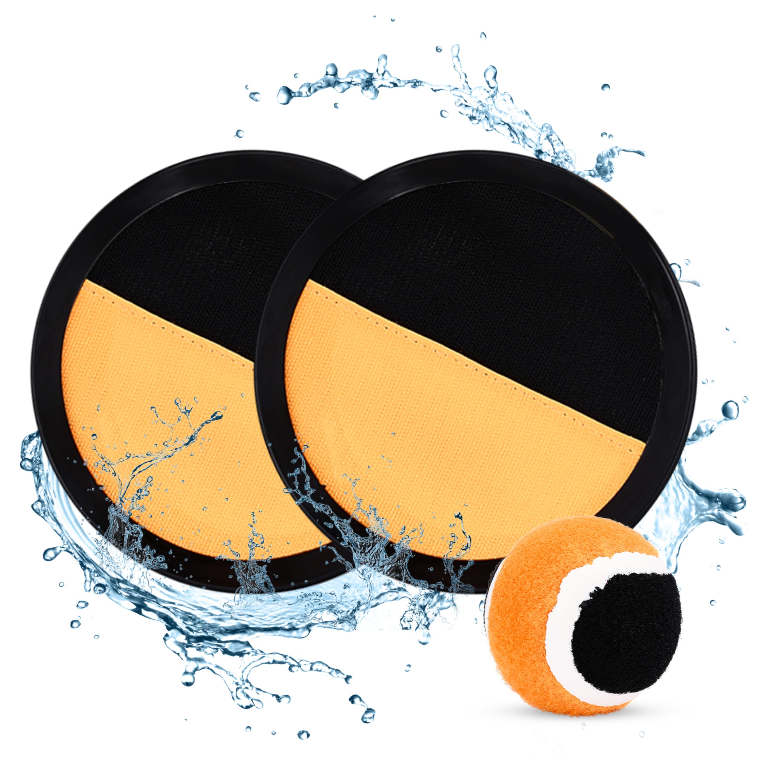 Amazon.com: Kicko Velcro Ball and Catch Game - Plastic Ball Catch Game ...