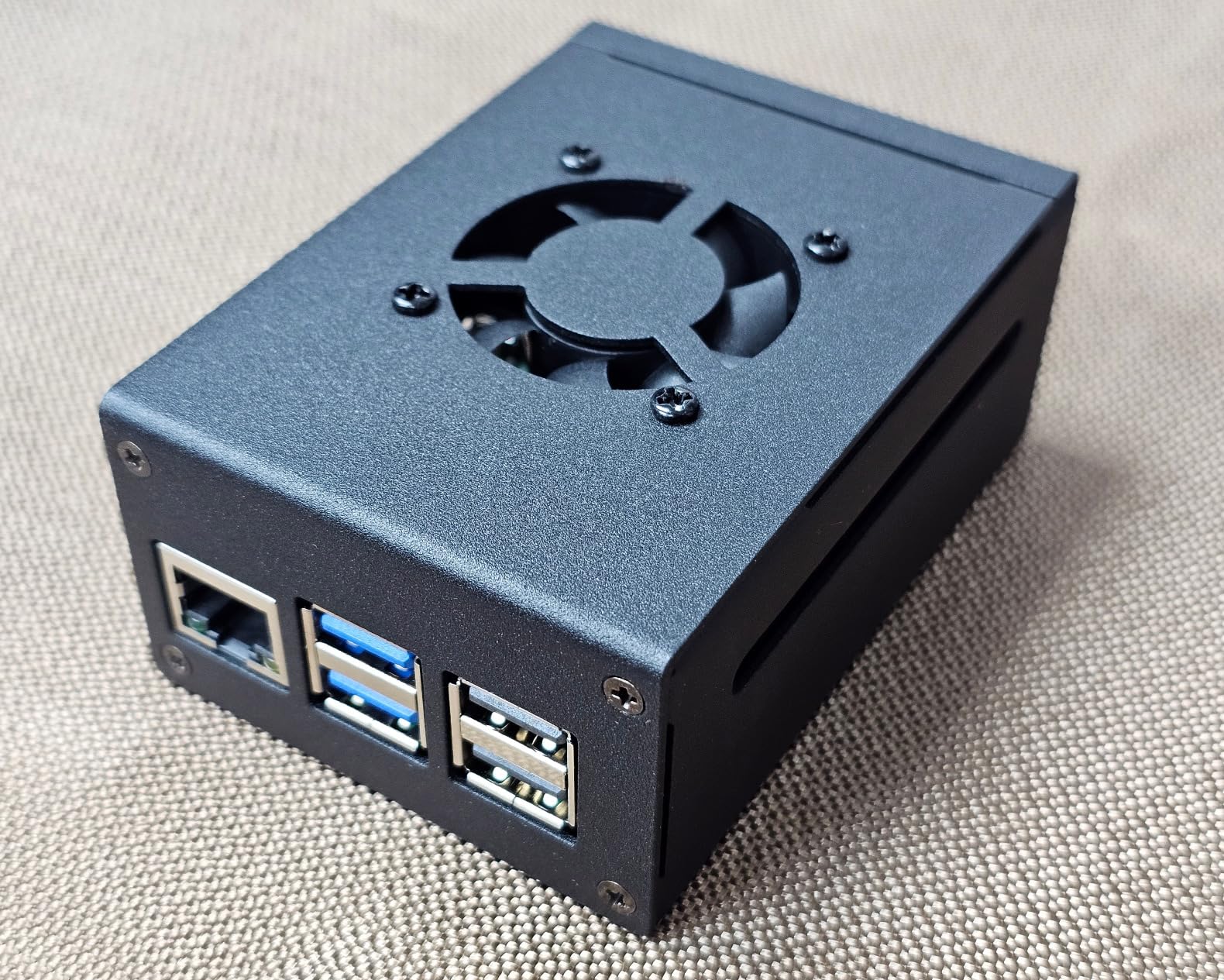 GeeekPi Metal Case for Raspberry Pi 5, Raspberry Pi 5 Metal Case with ...