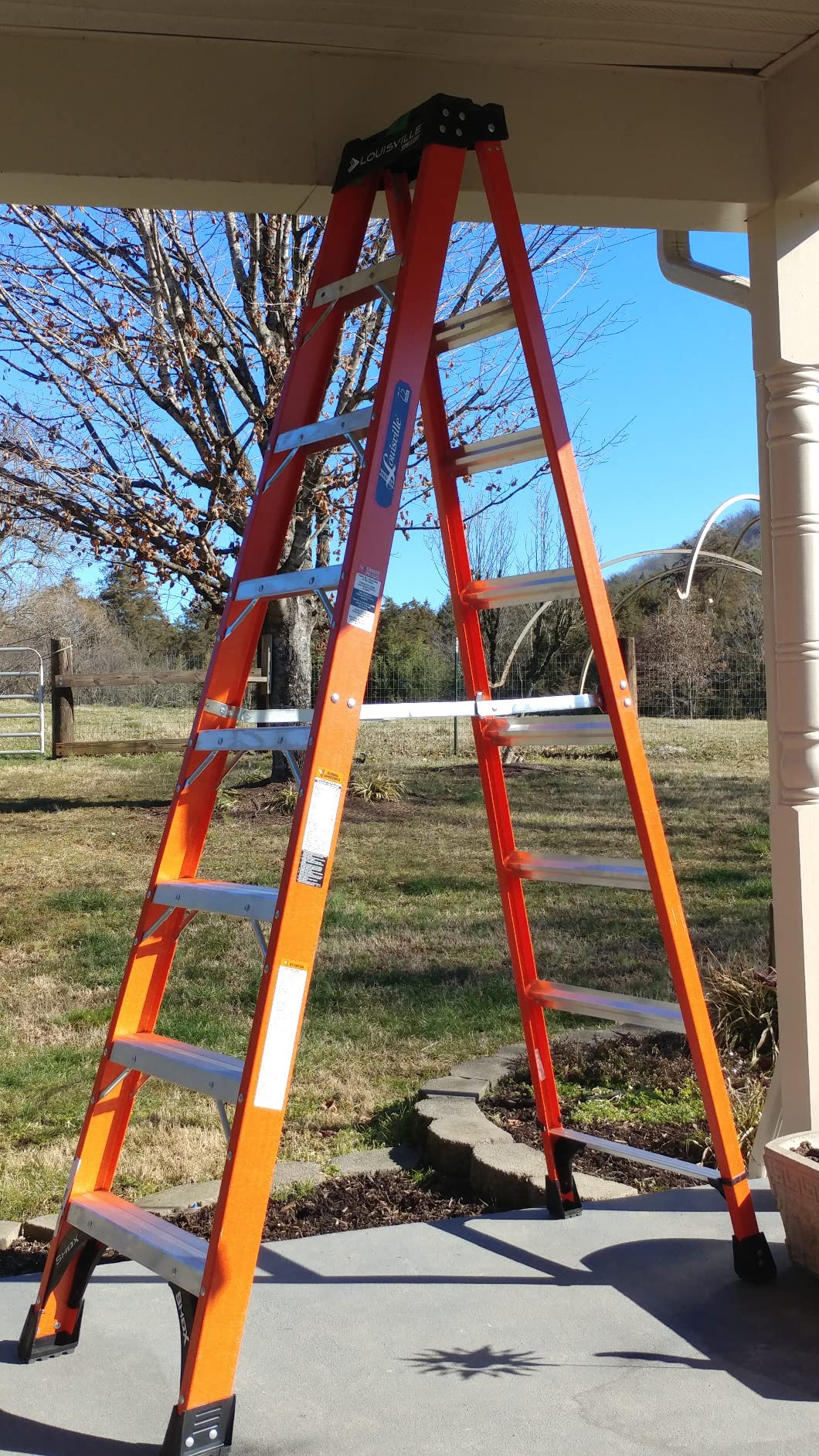 $45/mo - Finance Louisville Ladder FS1408HD 8 ft Fiberglass Step Ladder ...