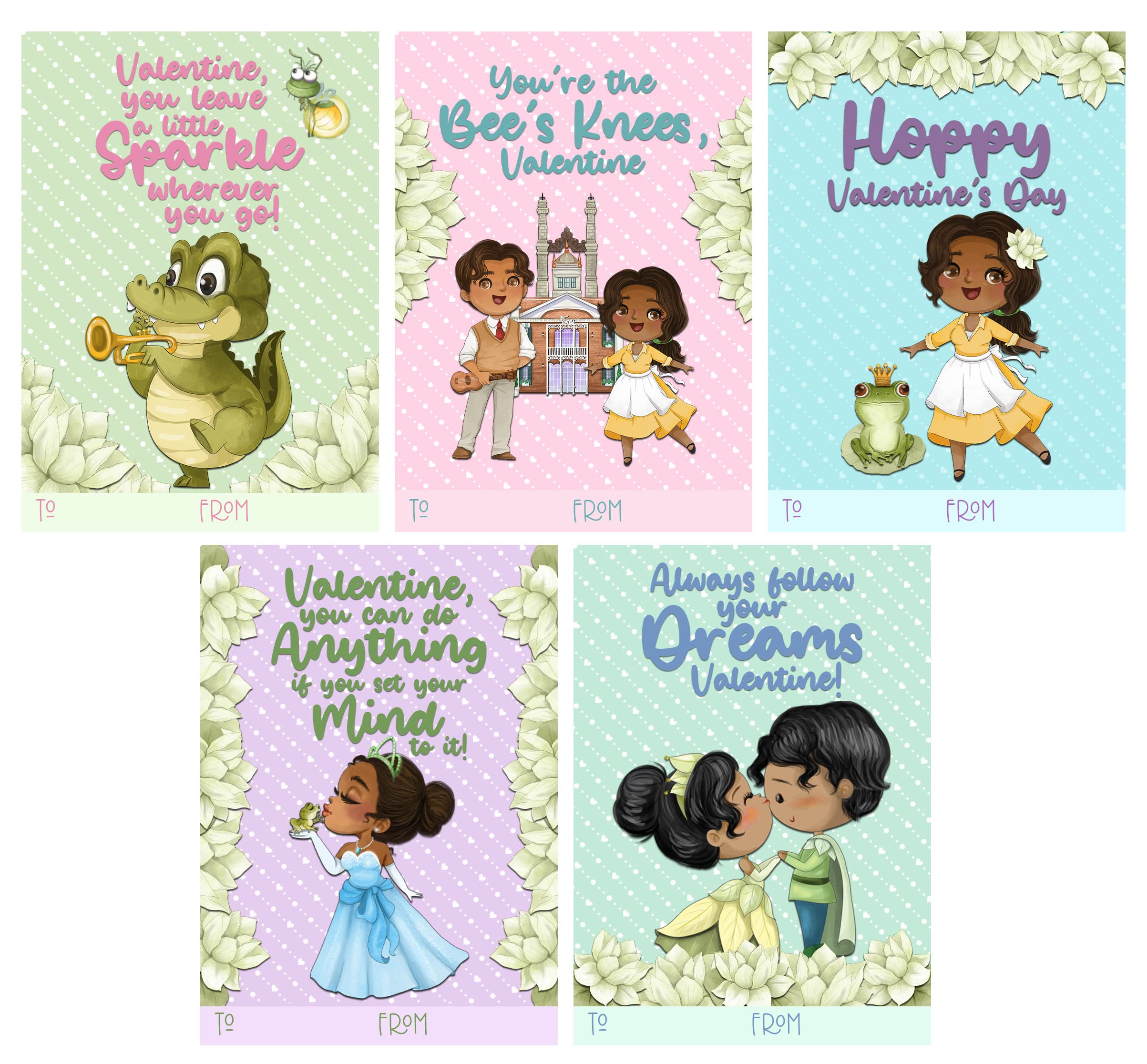 Amazon.com: Silly Goose Gifts Princess Frog Jazz Themed Valentines Day ...