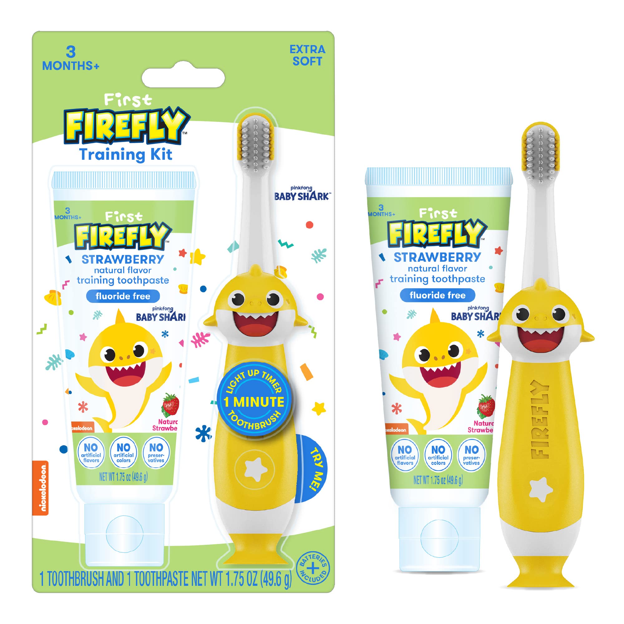 Amazon.com: Firefly First Training Kit, Light Up Toothbrush and Natural ...