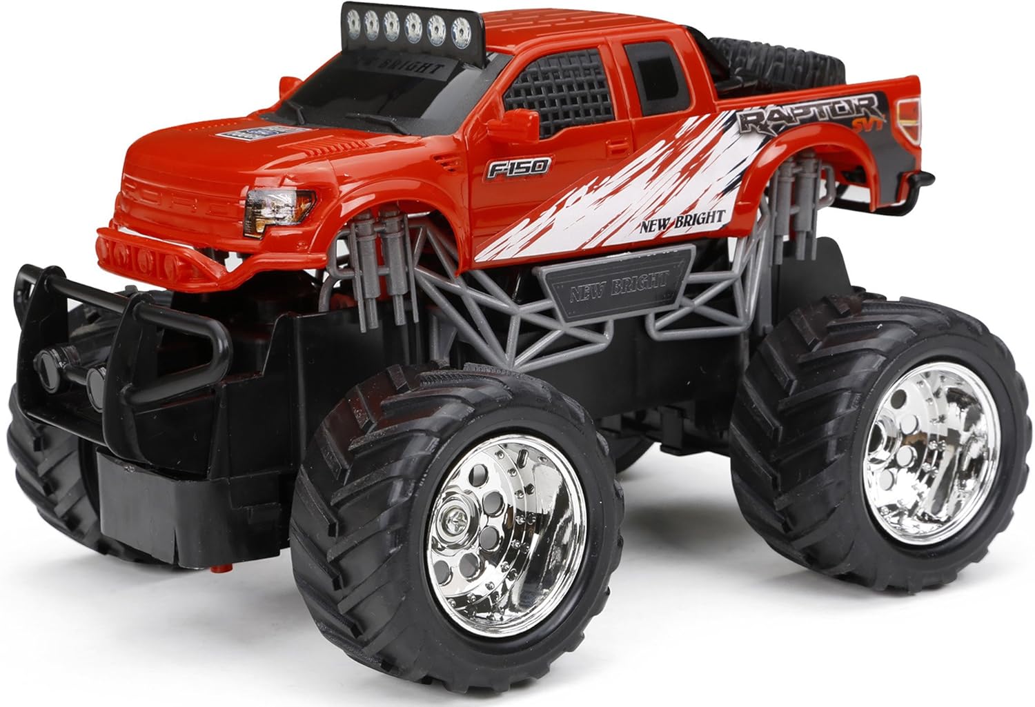 New Bright R/C F/F Ford Raptor R Vehículo (Escala 1: 24), Color Rojo ...