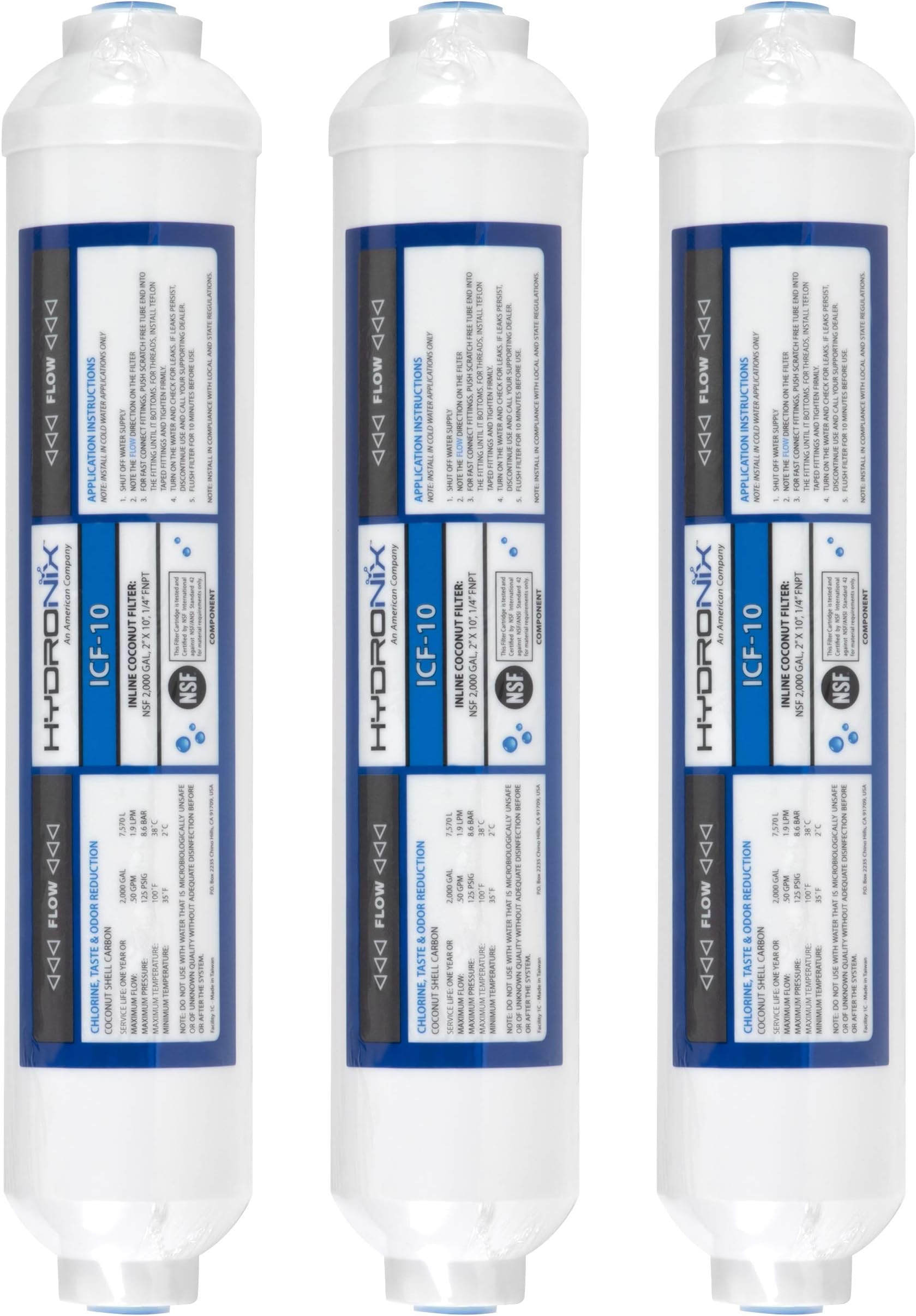 Amazon.com: 10" X 2" (AIC RO) GAC Inline Filter/RO Post Filter ...