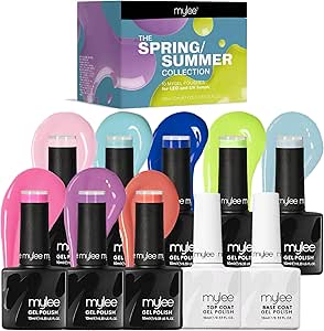 MYGEL by Mylee Nail Gel Polish Spring/Summer Collection 8x10ml Colours ...