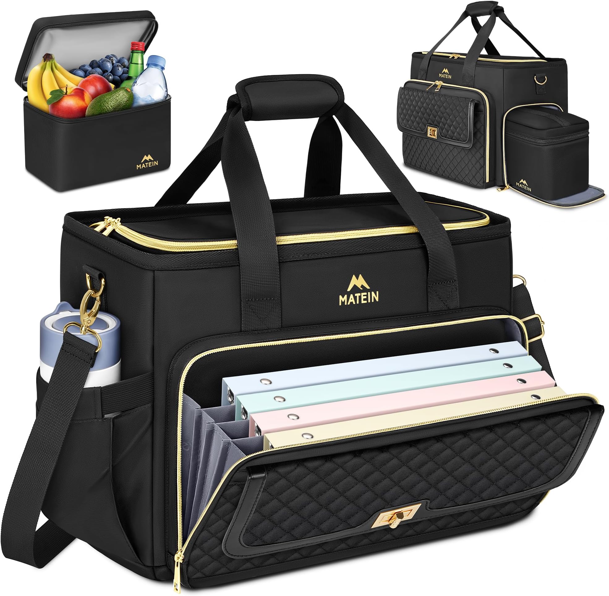 Amazon.com: MATEIN Work Bags for Women with Lunch Box, Large Work ...