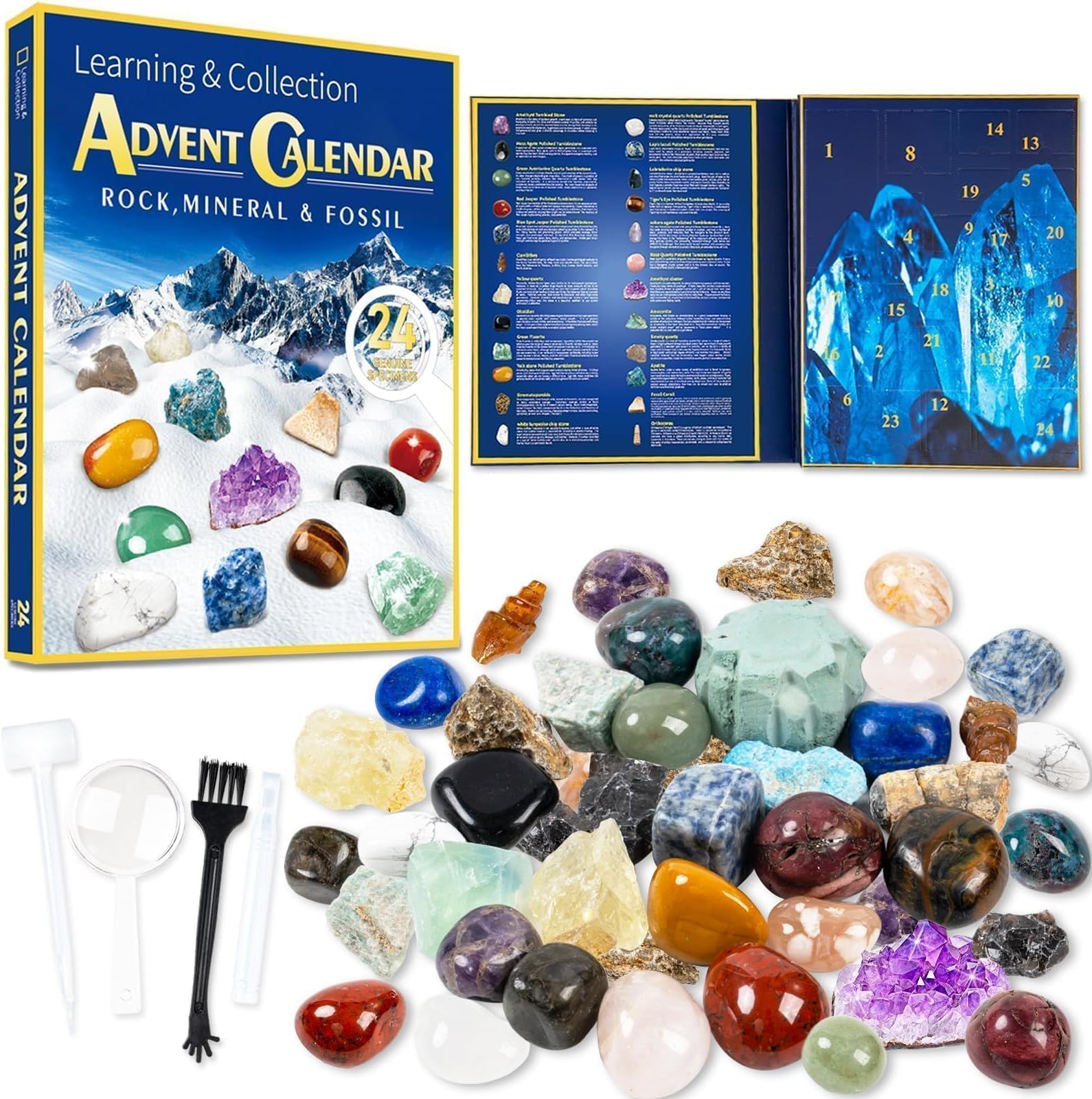 Amazon.com: GuassLee Rock Collection Advent Calendar 2025 Set - 24pcs ...