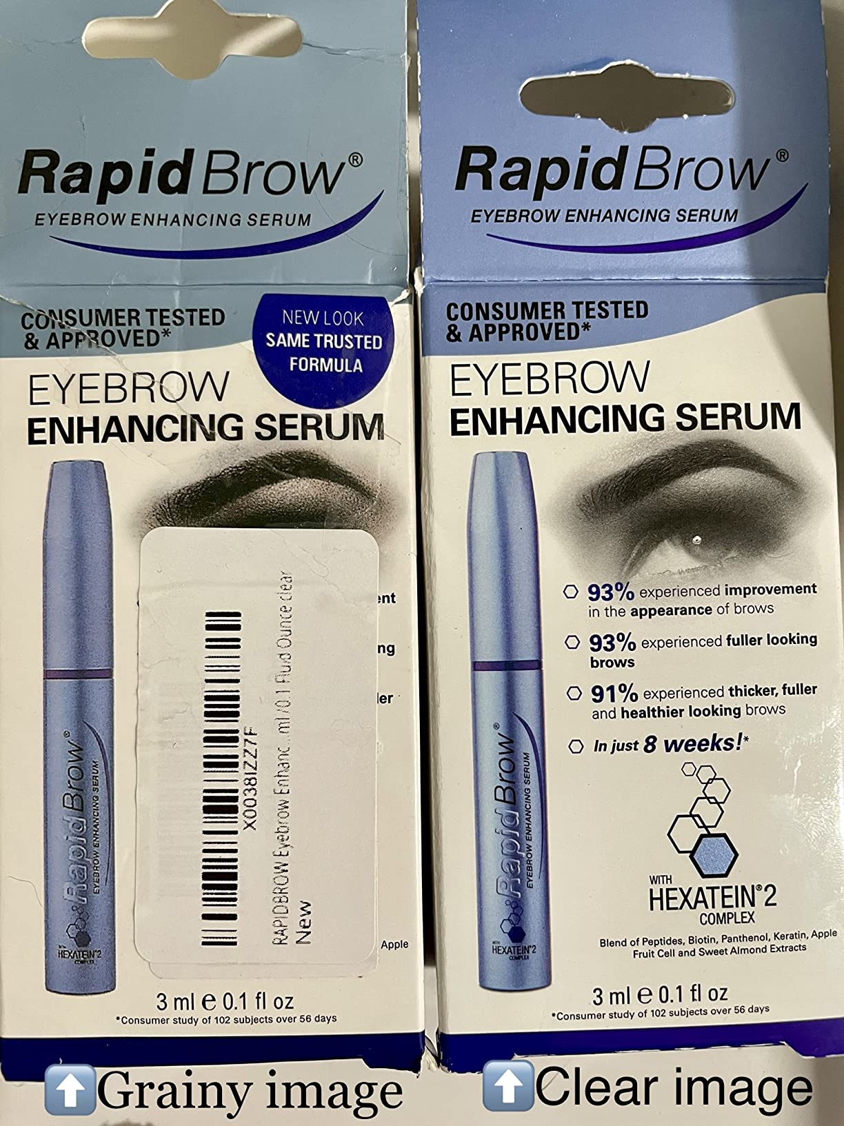 $8/mo - Finance RAPIDBROW Eyebrow Enhancing Serum, 3ml /0.1 Fluid Ounce clear | Buy Now, Pay Later