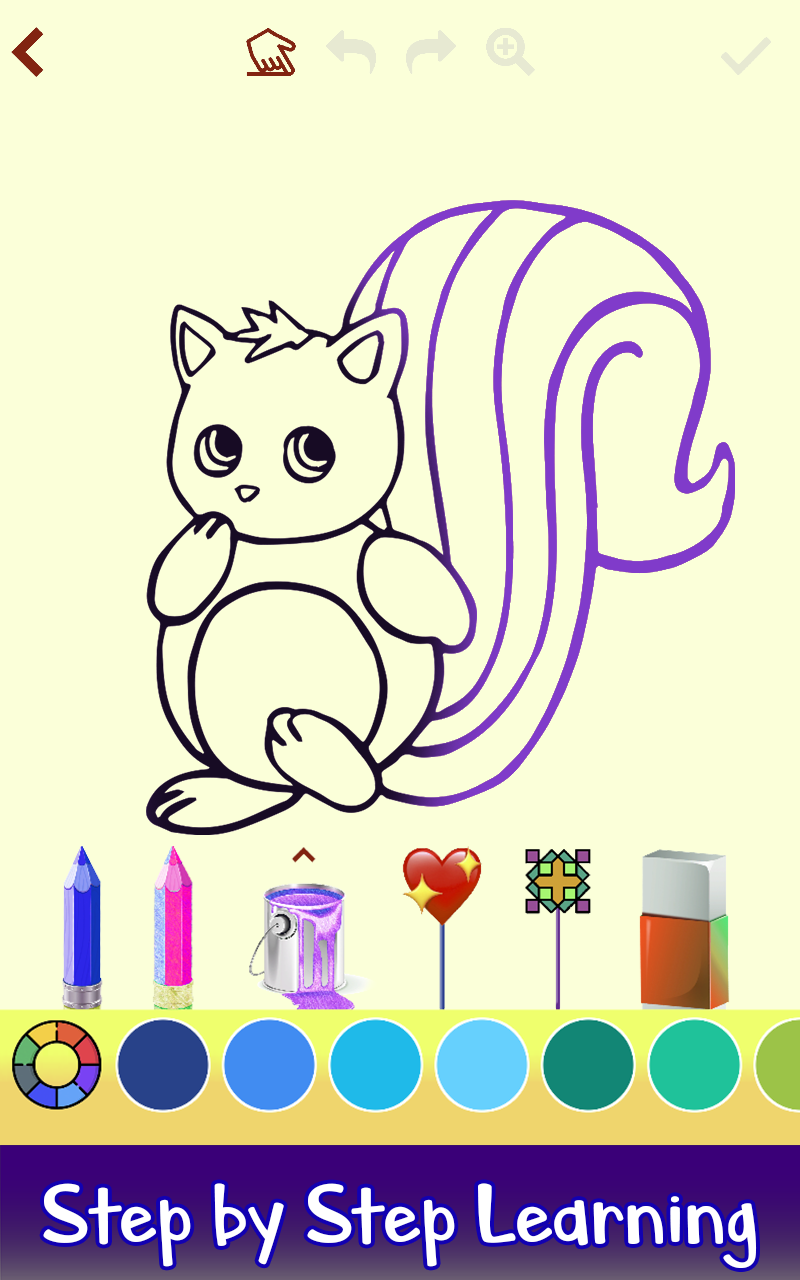 Learn to Draw Cartoons - Glitter, Color , Drawing - App on Amazon Appstore