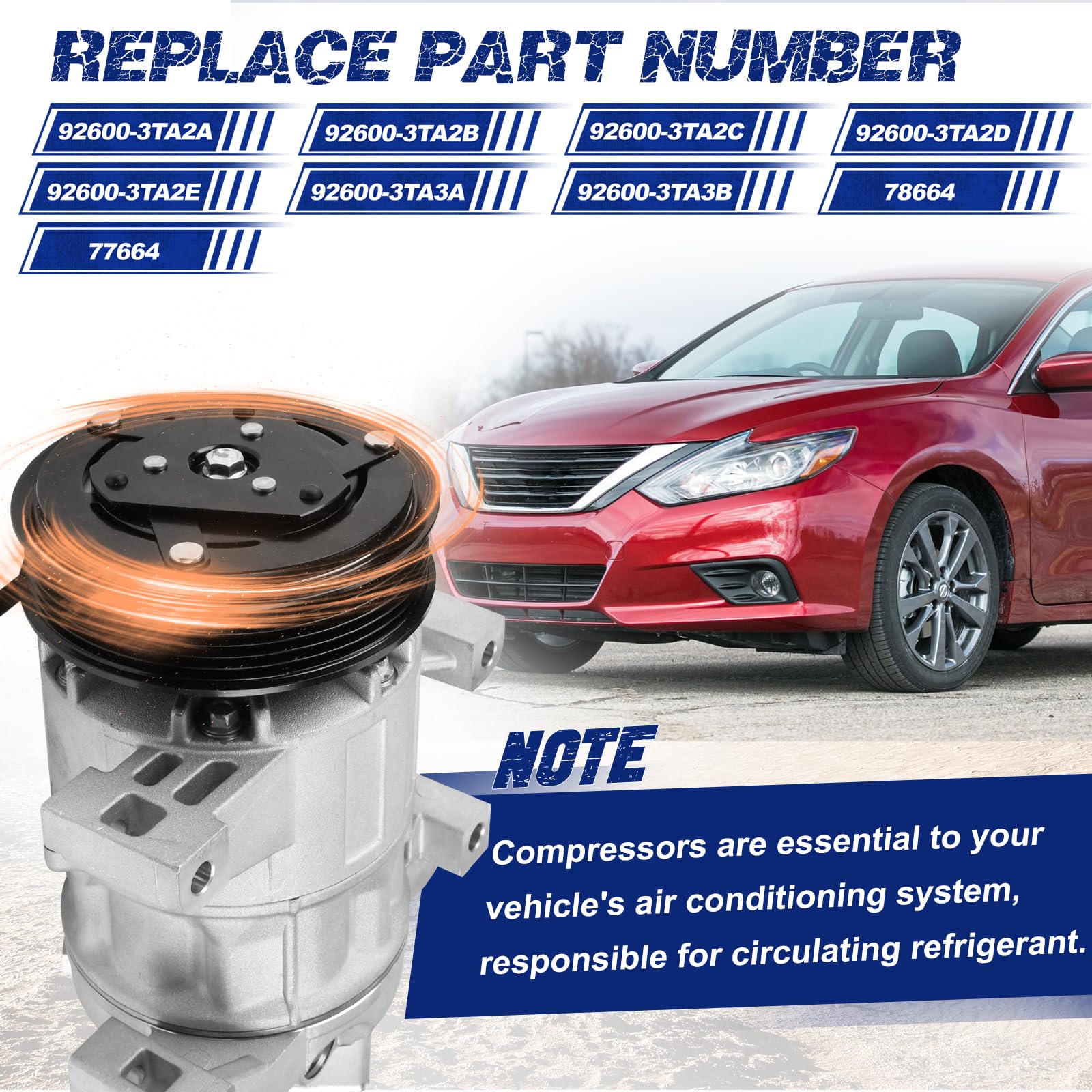 Manometro Compresor Toma Agua Original Nissan Altima 2013 2014 2015 ...