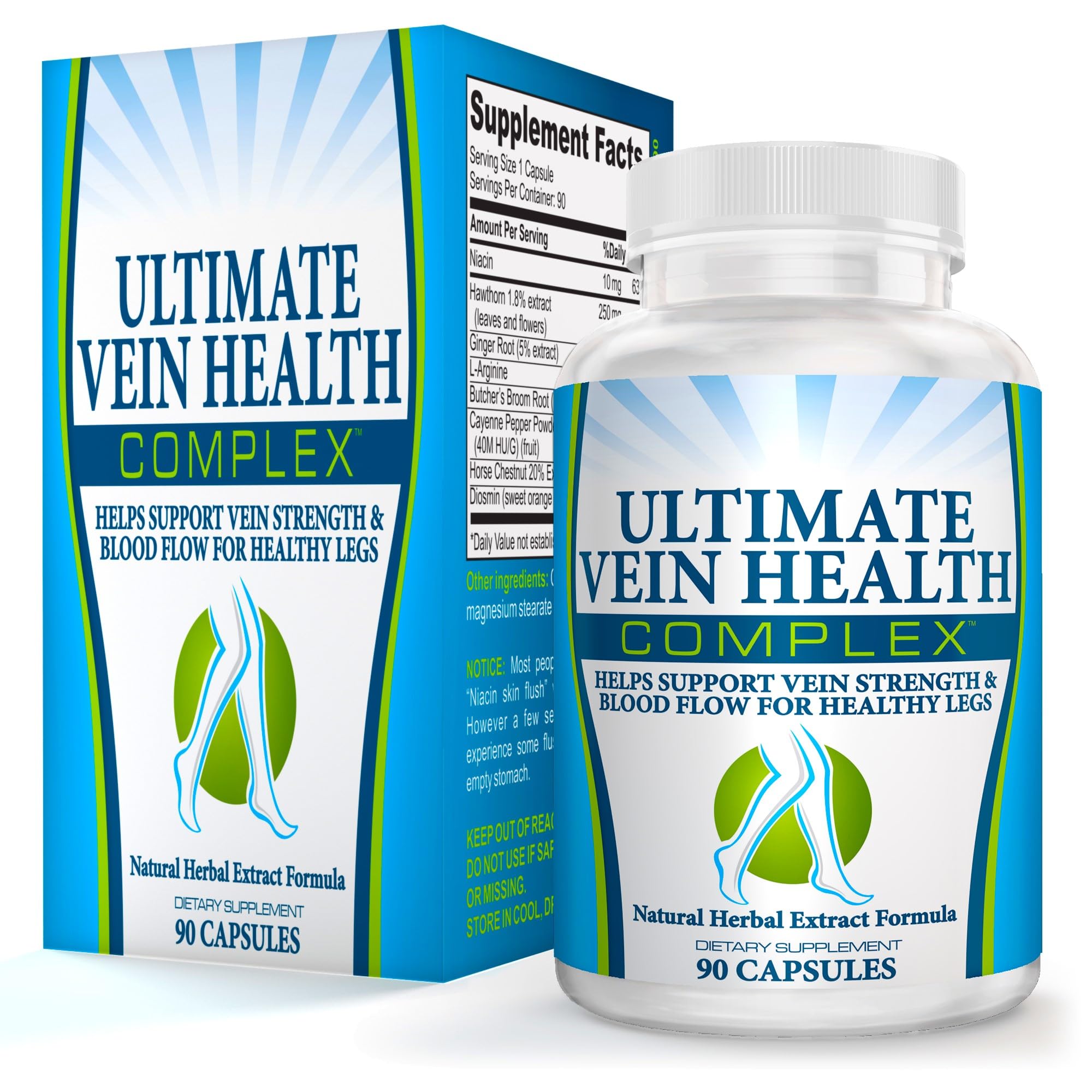 Amazon.com: Vein & Leg Circulation Support (All-in-1) Supplements with ...