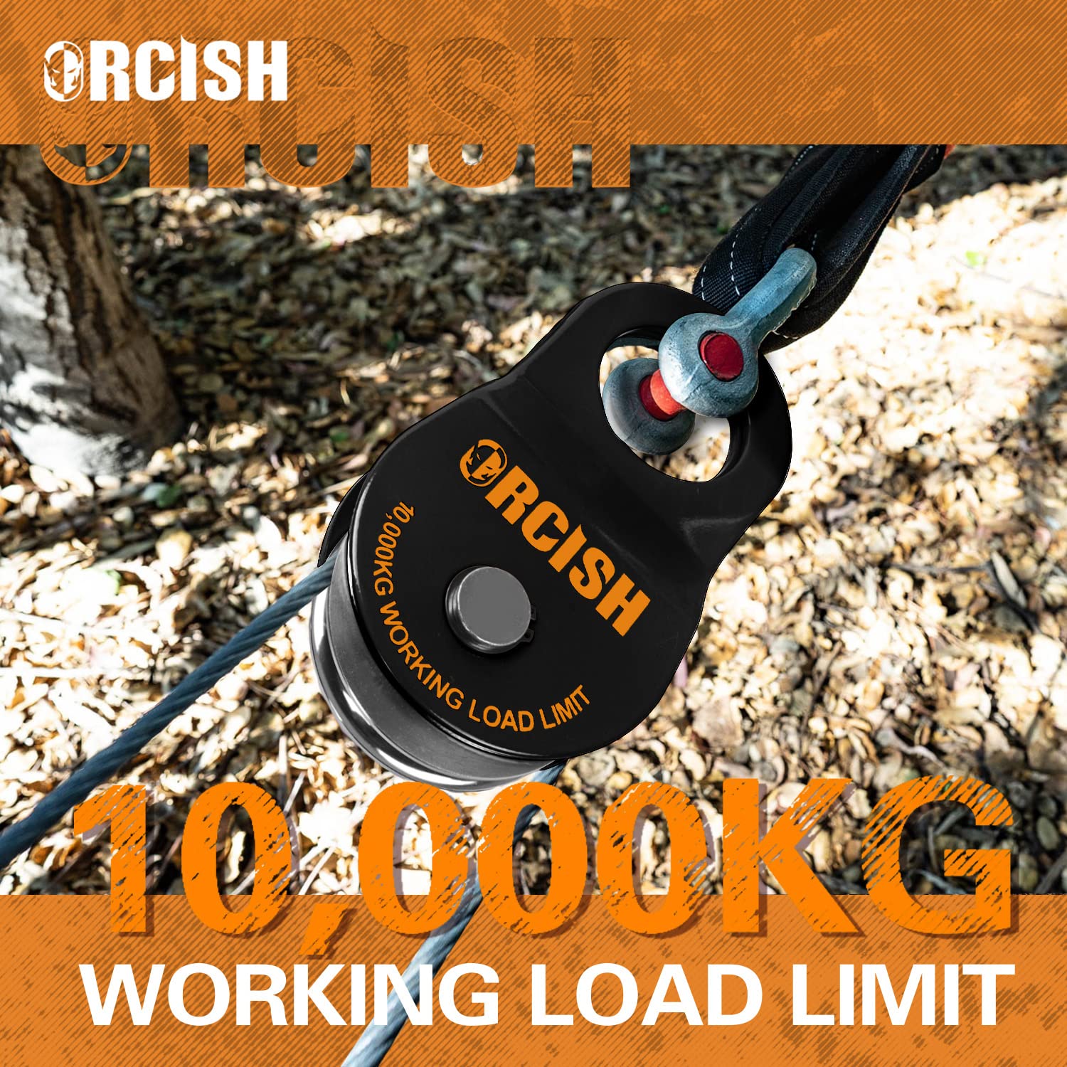 Snapklik.com : 10 Ton Snatch Block, 22,000 LBS Capacity Block And ...