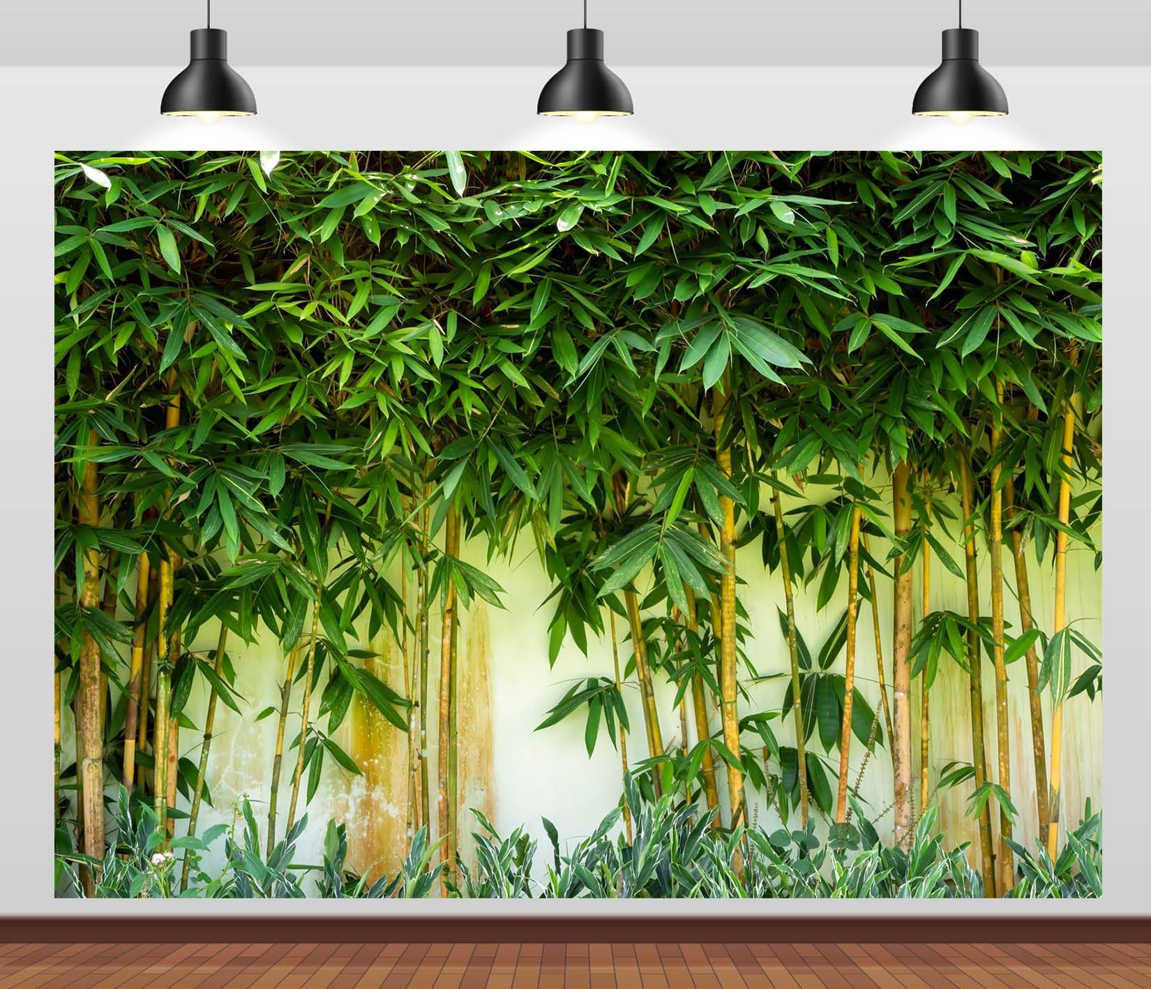 Amazon.com : BELECO 7x5ft Fabric Bamboo Trees Backdrop Bamboo Plants ...