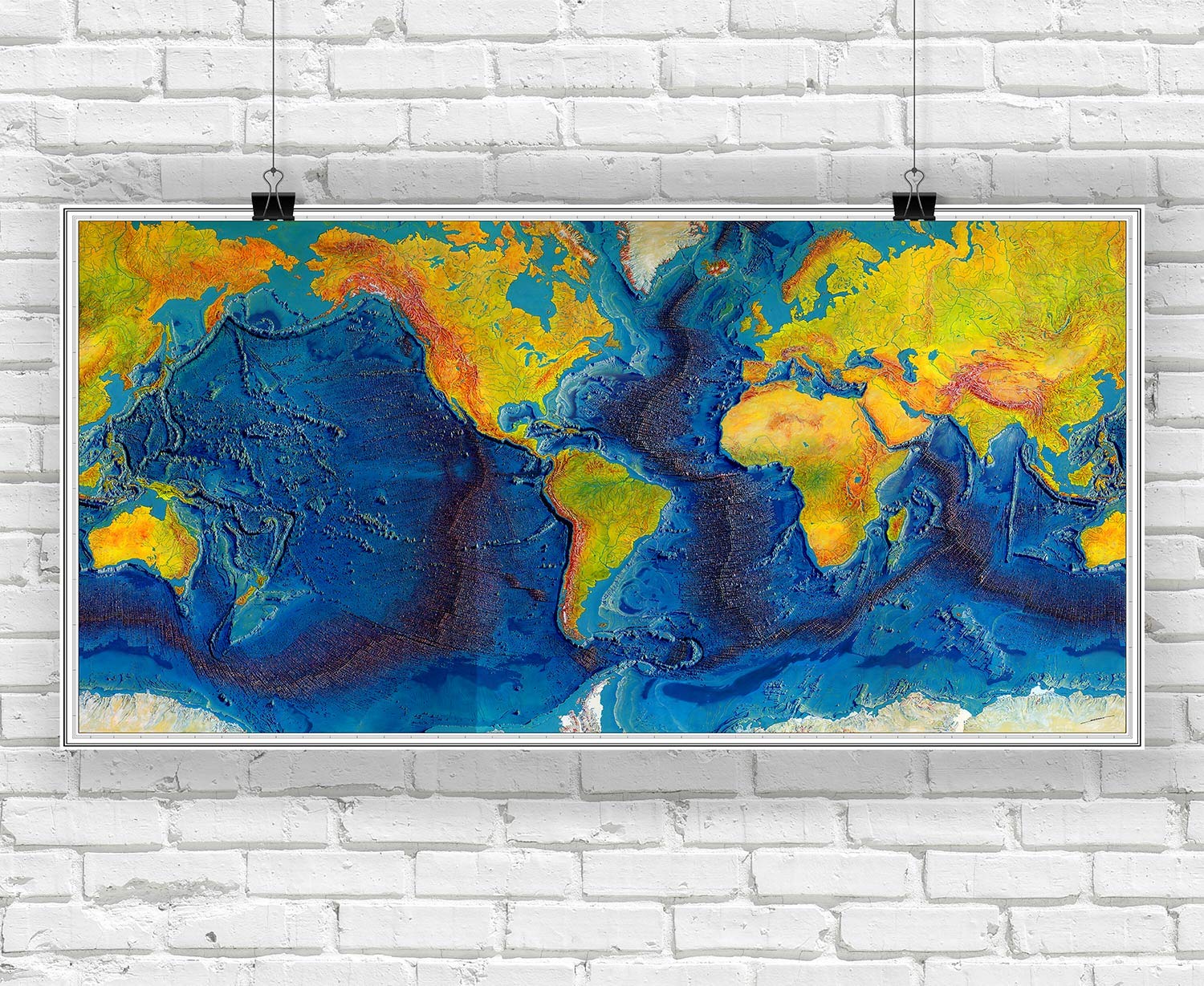 Maps Showing Sea Floor Topography