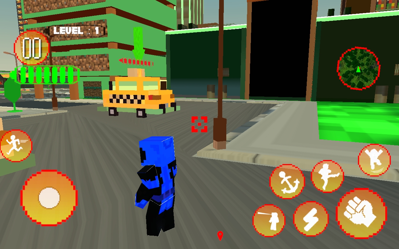 Spider Rope Craft Hero Games, Block Craft Rope Hero Fighting Superhero ...