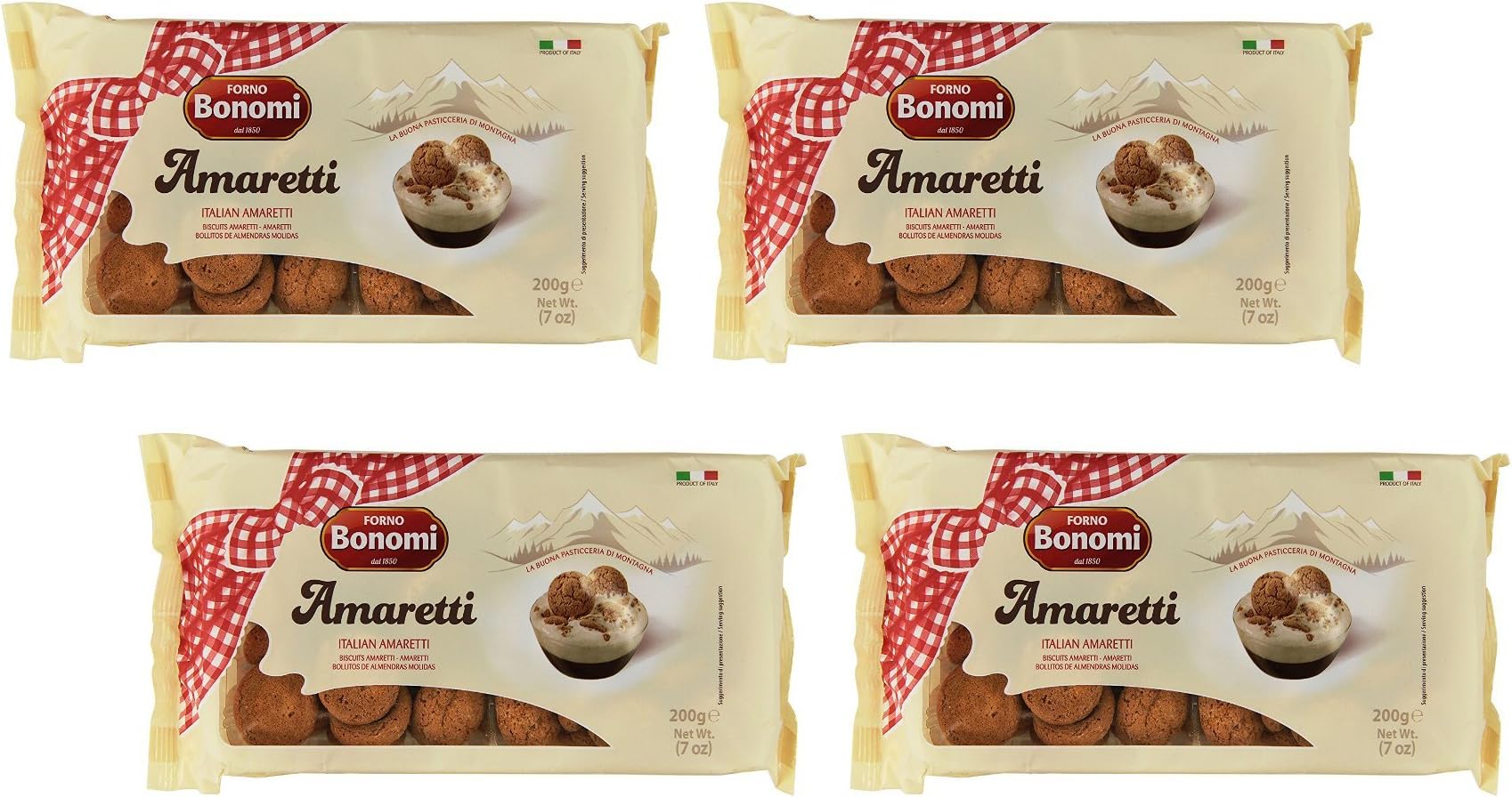 Amazon.com: Amaretti Italian Cookies (Bonomi) 200g_AB : Grocery ...