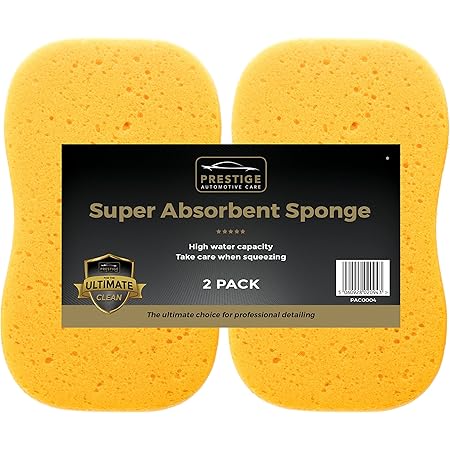 GADLANE 𝗝𝗨𝗠𝗕𝗢 Car Sponges For Car Cleaning - 3 PCS Car Sponge Set for ...