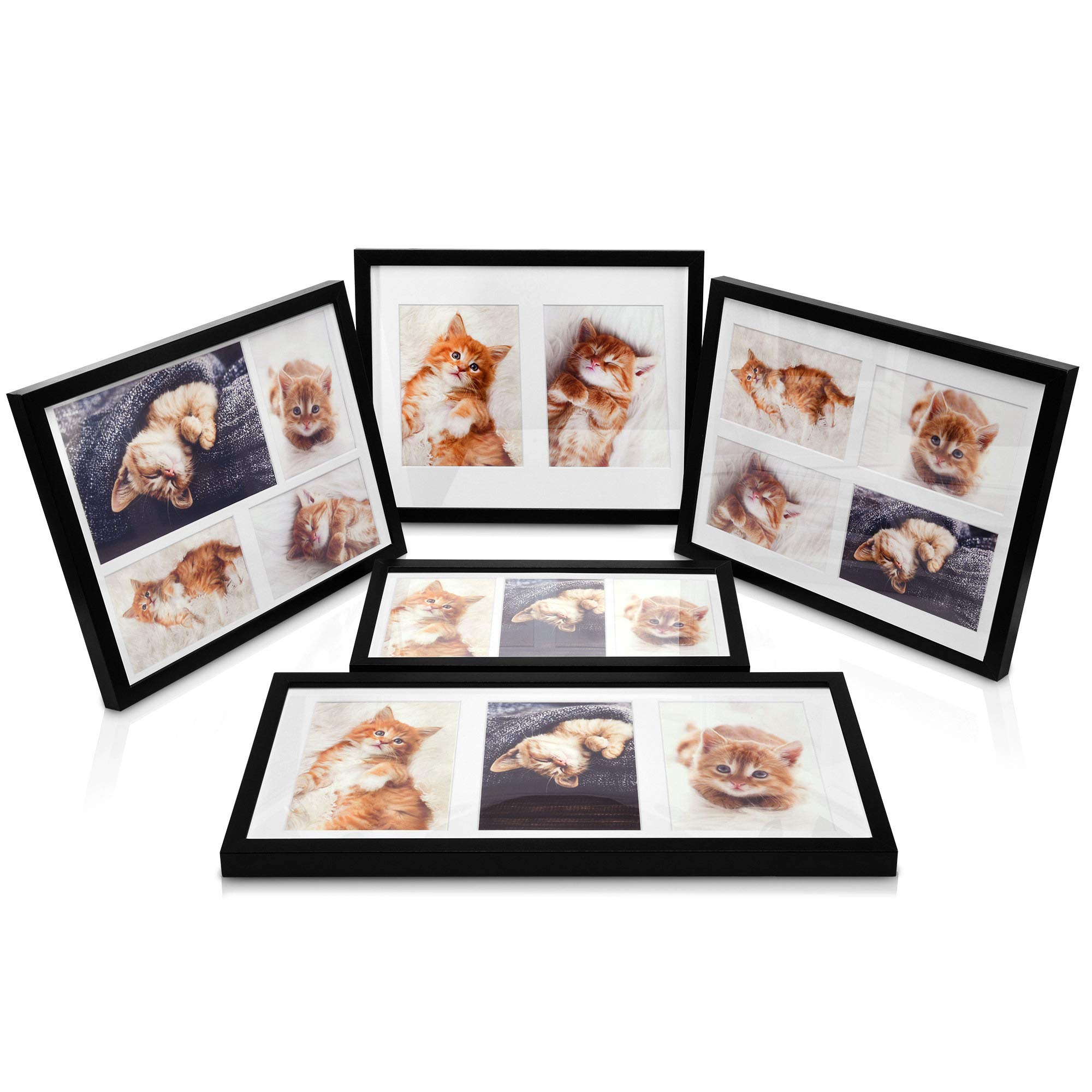 bomoe Multi Photo Frame Set 4 Photos Galeria Picture Frame for Multiple ...