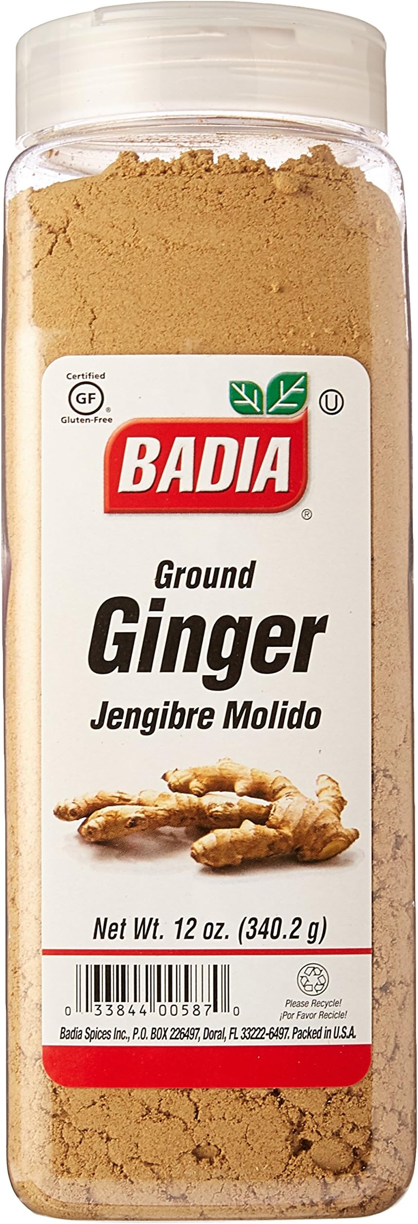 Amazon.com : Badia Ground Ginger Powder, 12 oz - Fresh, Aromatic ...