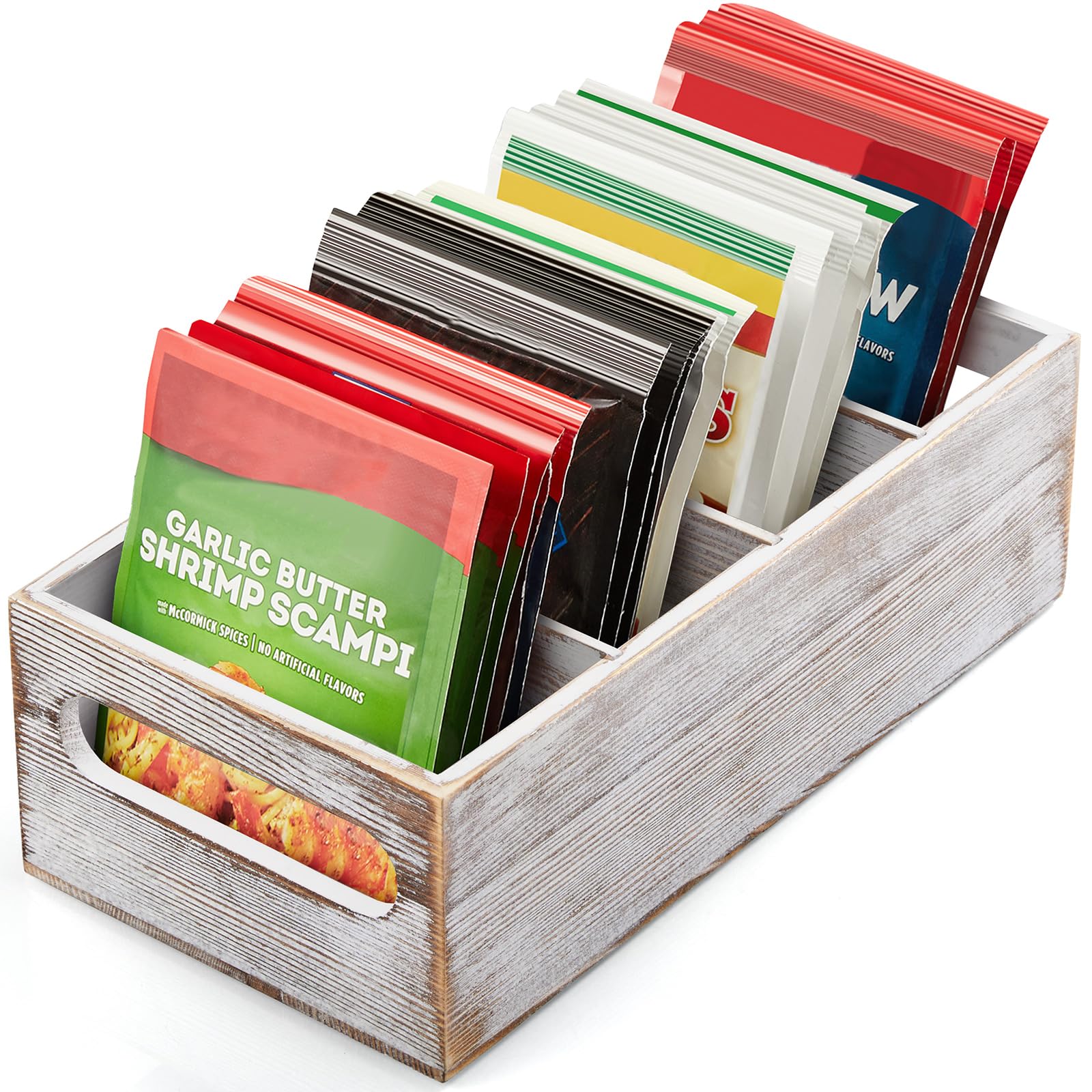 Amazon.com - DRASTAR Pantry Organization and Storage Bins, Wooden ...