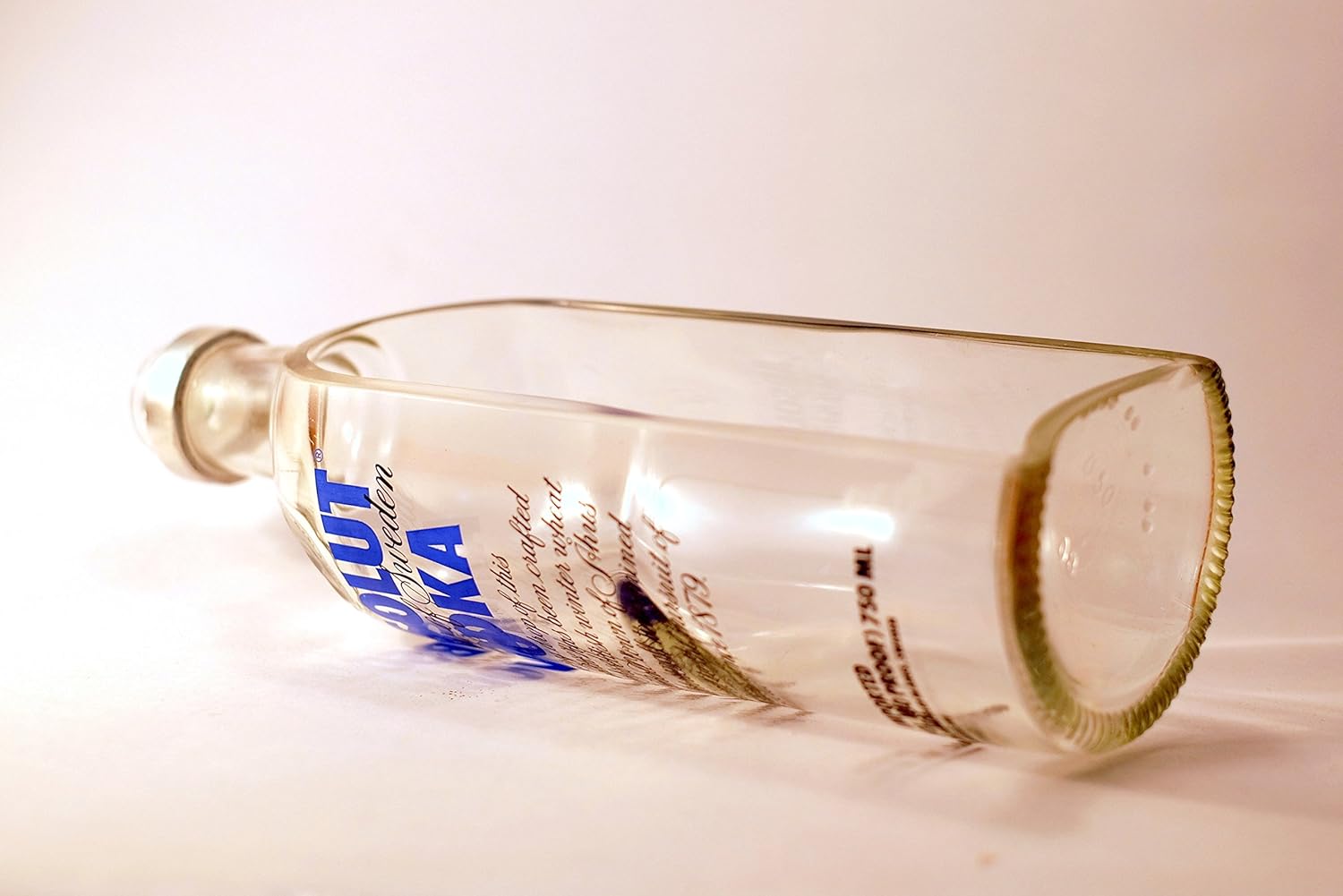 Amazon.com : Reciclar Factory ABSOLUT VODKA Bottle Modern Terrarium/Up ...