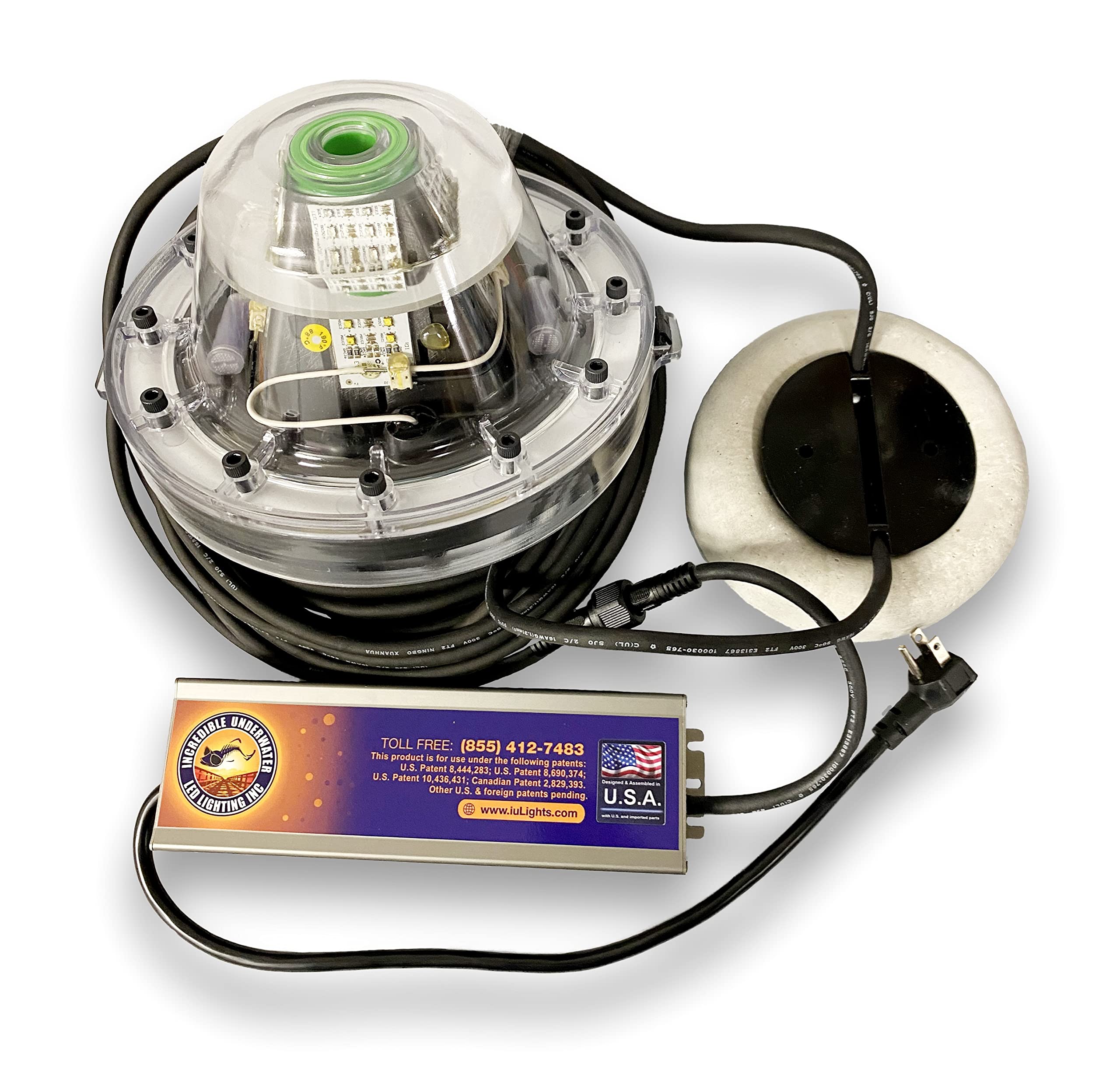 Amazon.com: Mega-Watt Iris Underwater LED Lighting System, Underwater ...