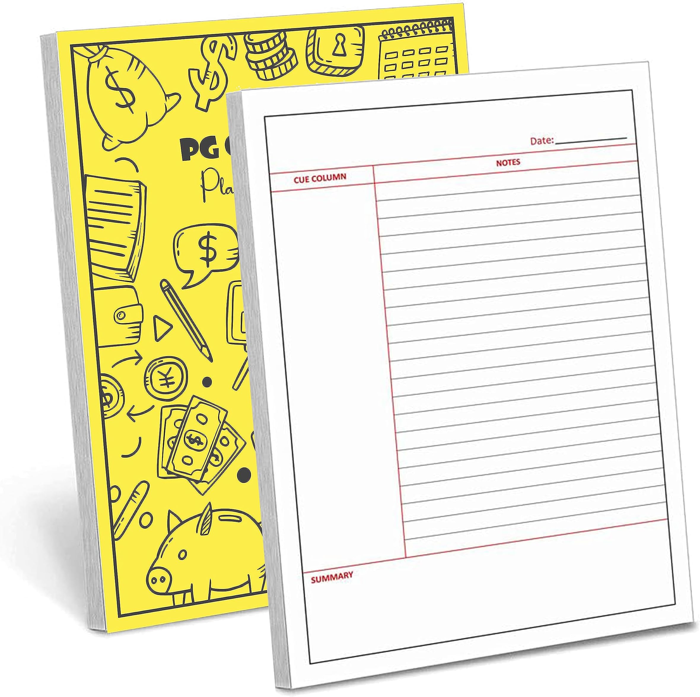 PG Creations Cornell Writing Notepad, A4 Size, 8x11.5 Inch, Large Size ...