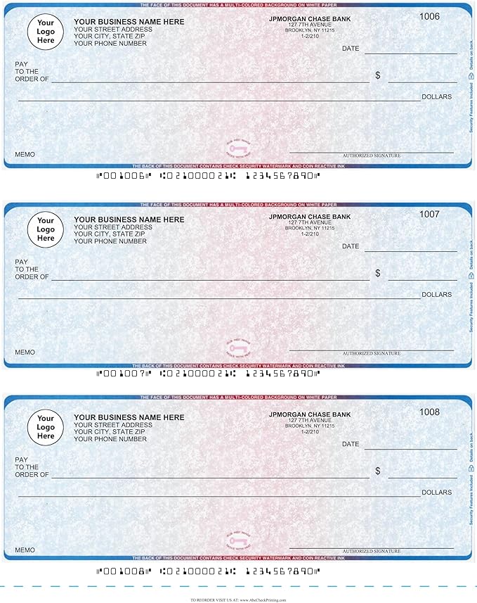 Amazon.com: ABC Business Checks Compatible w/Quick Books, 3 On A Page ...