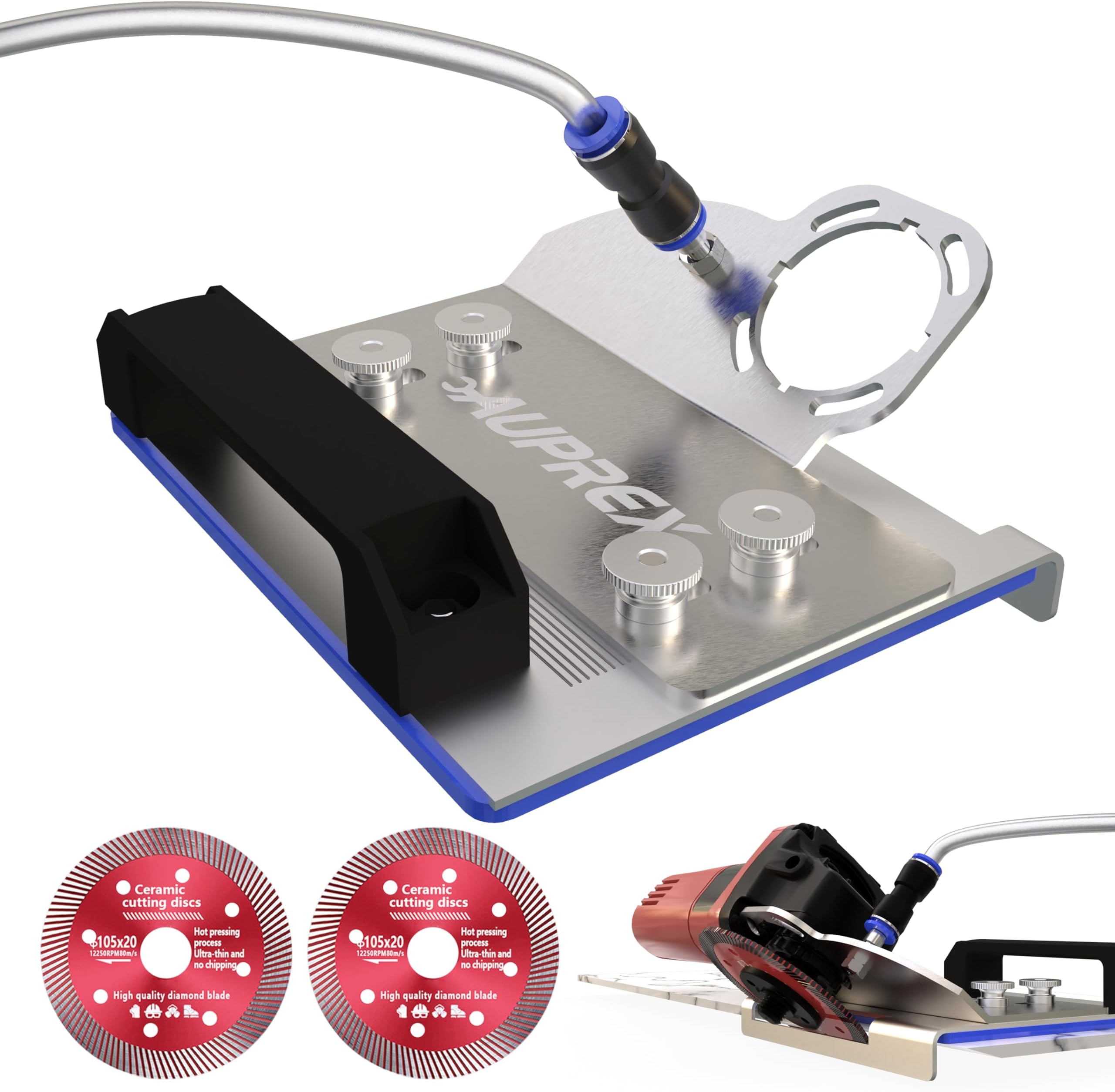 45 Degree Tile Chamfering Tool, Angle Grinder Stand for 45° Tile ...