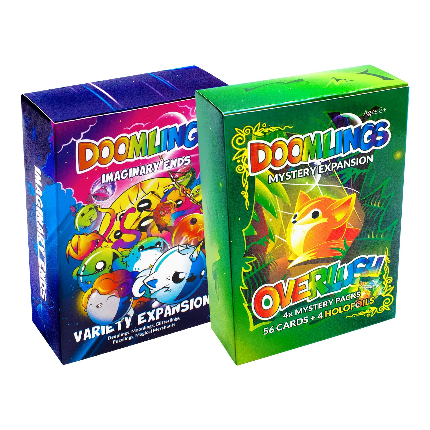 Amazon.com: Doomlings Card Game Bundle: Imaginary Ends & Overlush ...