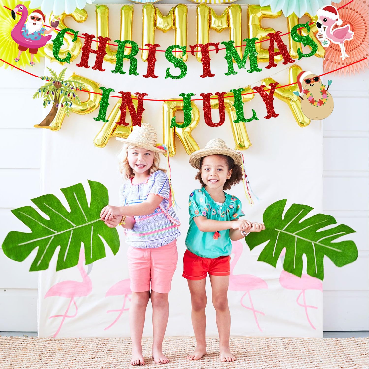 Christmas In July Party Decorations Amazon.com: Merry Christmas Banner