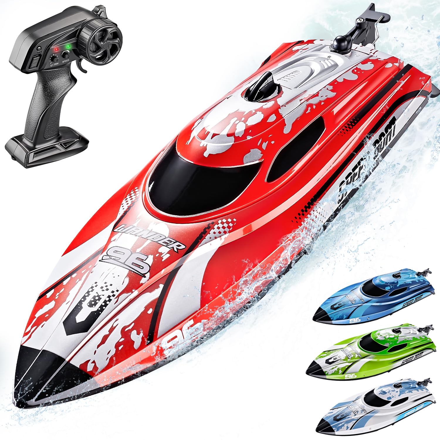 Amazon.com: BEZGAR RC Boat, 12 inch Remote Control Boat for Kids and ...