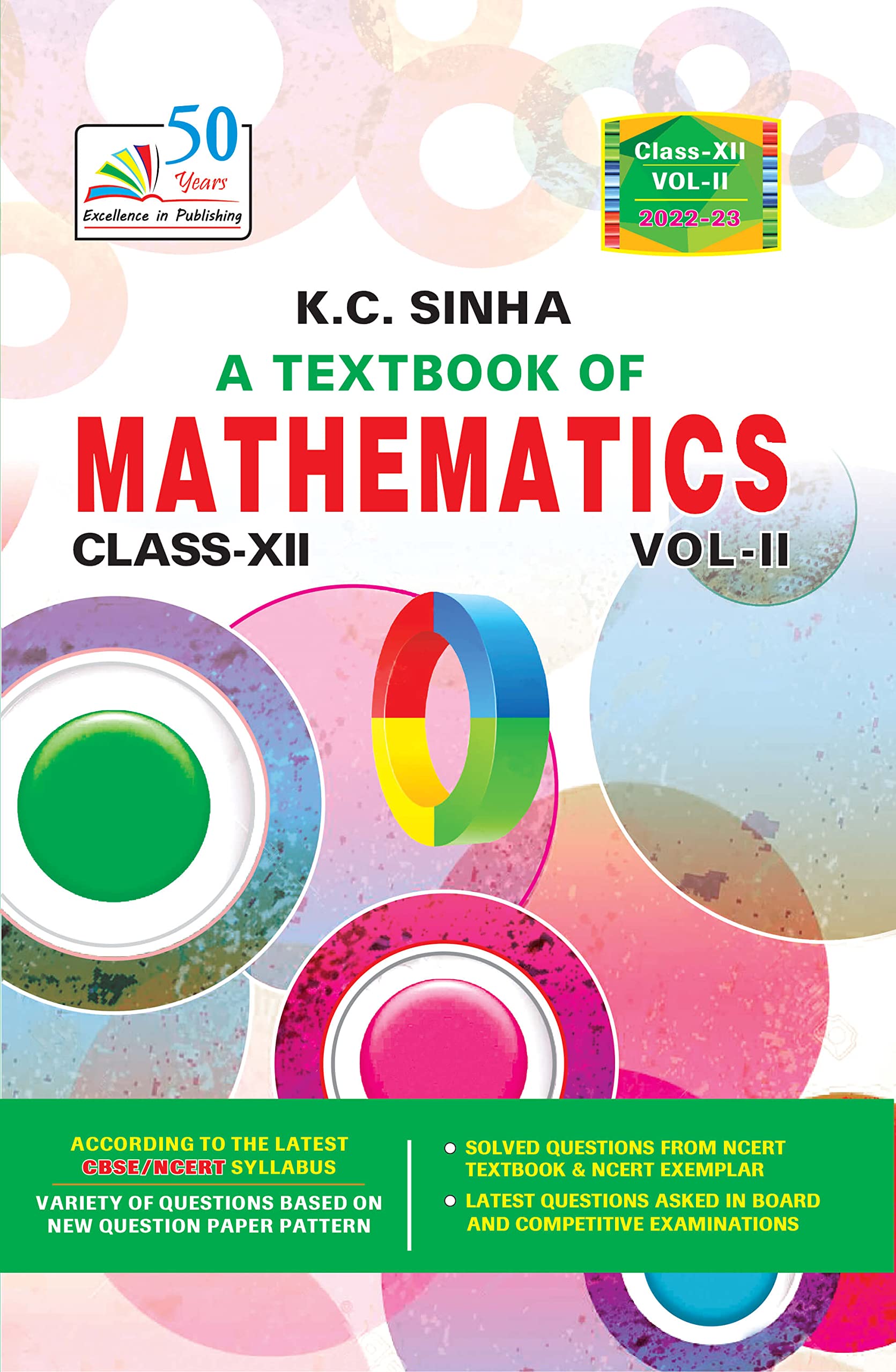 A textbook of mathematics 12 Volume 2 : Amazon.in: Books