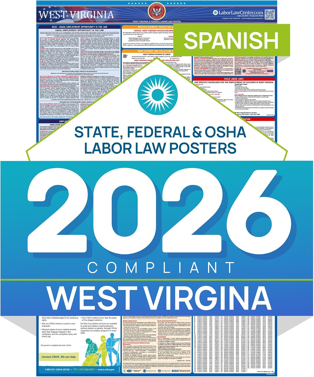 2026 West Virginia Labor Law Poster – State & Federal Compliance in ...