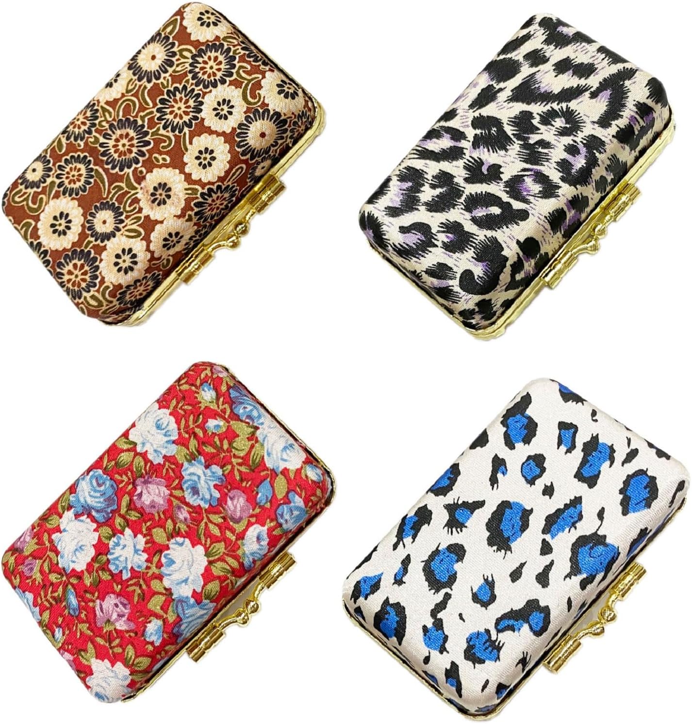 Amazon.com: MIAO JIN 4PCS Square Lipstick Case with Mirror Lipstick ...