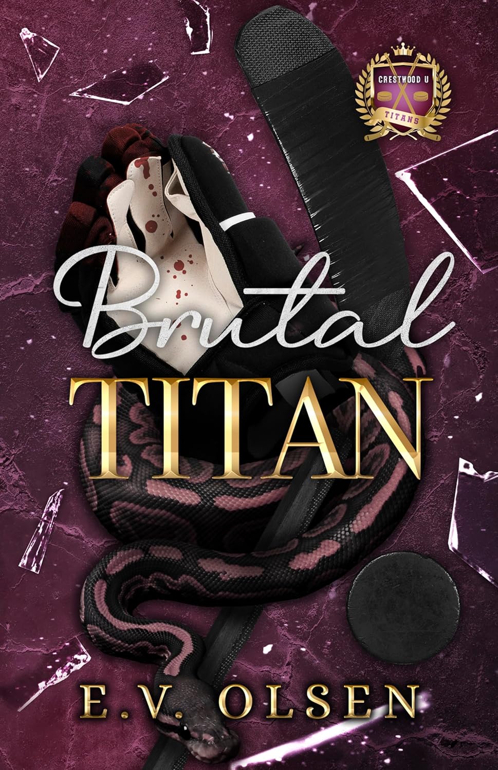 Brutal Titan: A Rivals to Lovers MM College Hockey Romance (North Shore ...