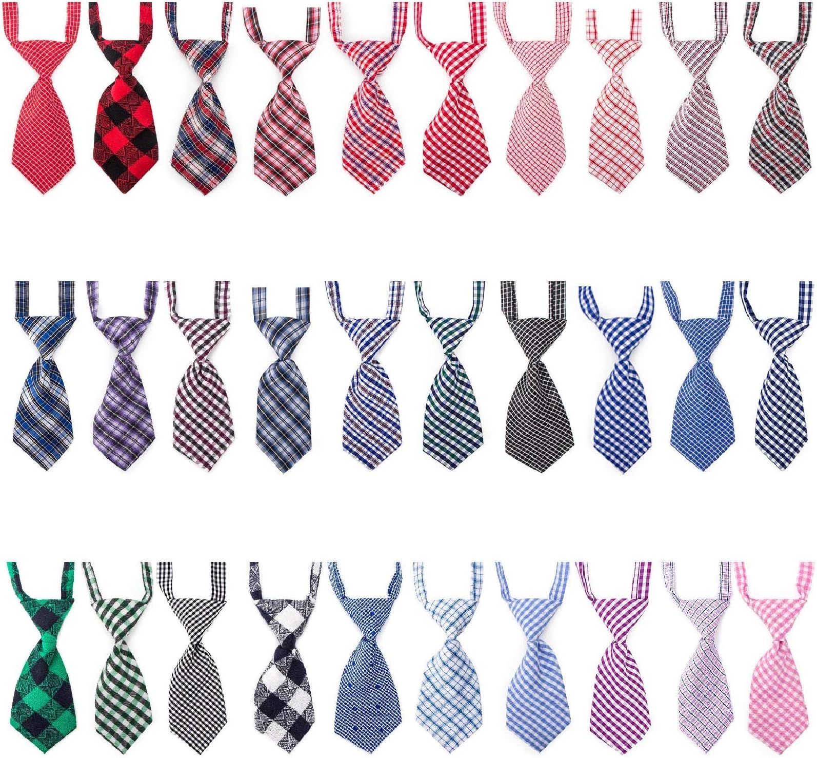 Amazon.com : 78 Pieces Dog Ties Cat Puppy Collar Dog Neckties Bow Ties ...